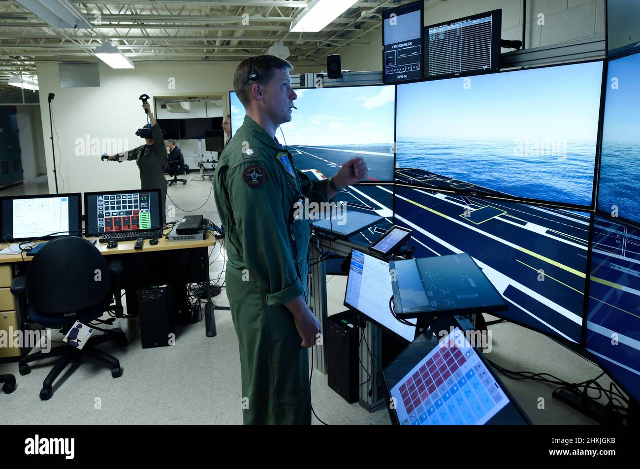 Military virtual reality training Stock Photo - Alamy