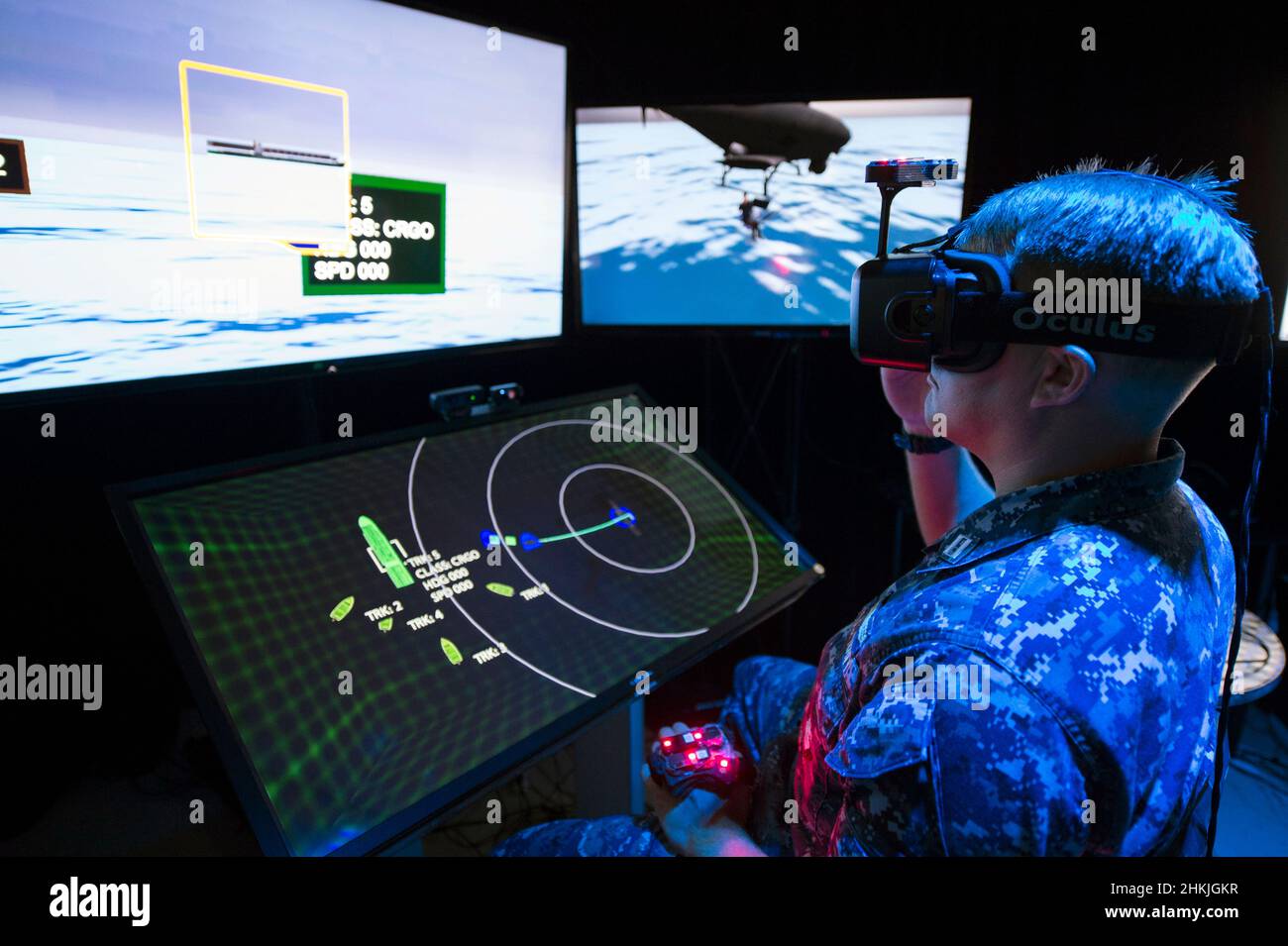 Military mixed reality lab Stock Photo - Alamy