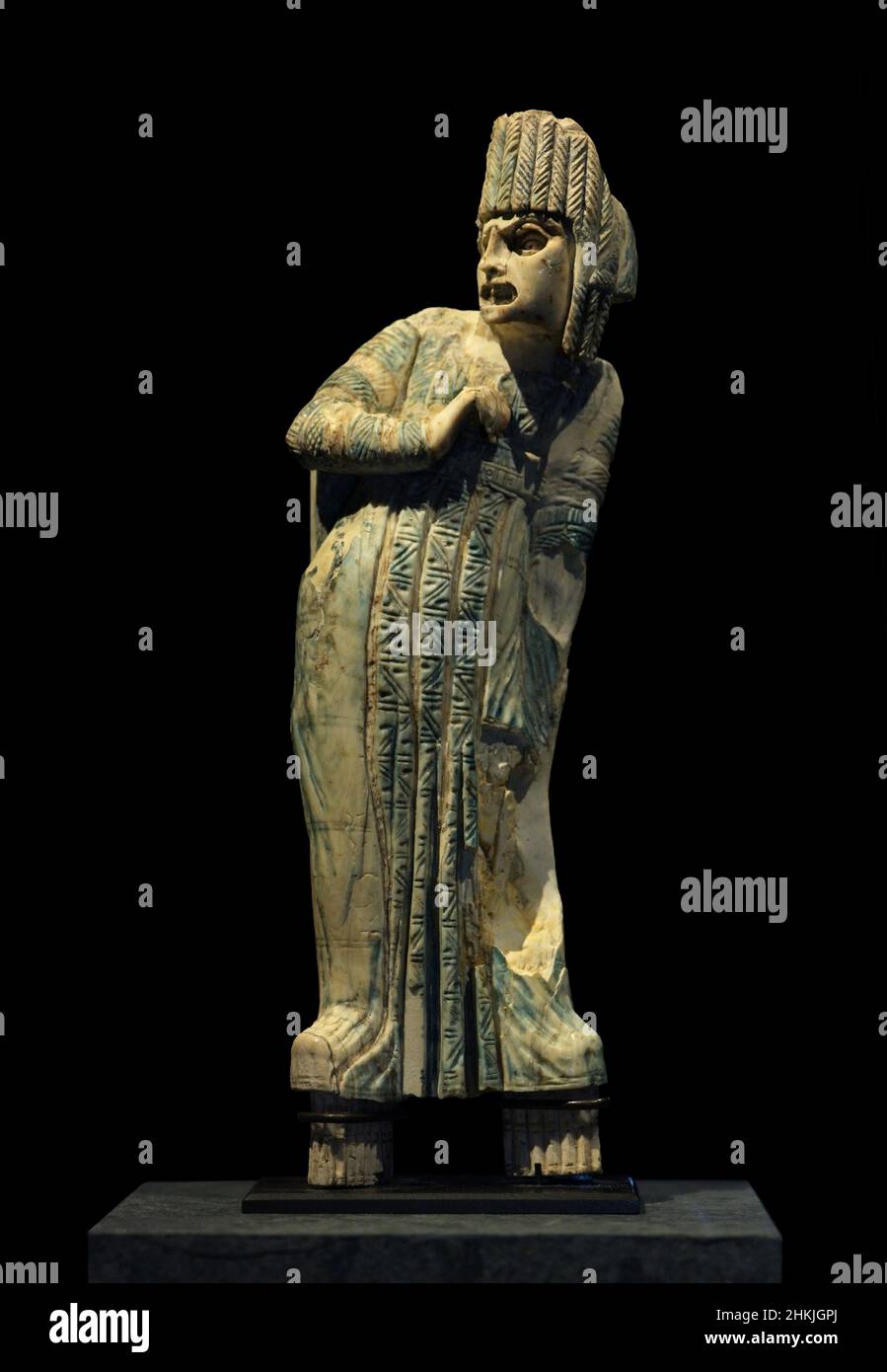 Roman Tragedian figurine Stock Photo - Alamy