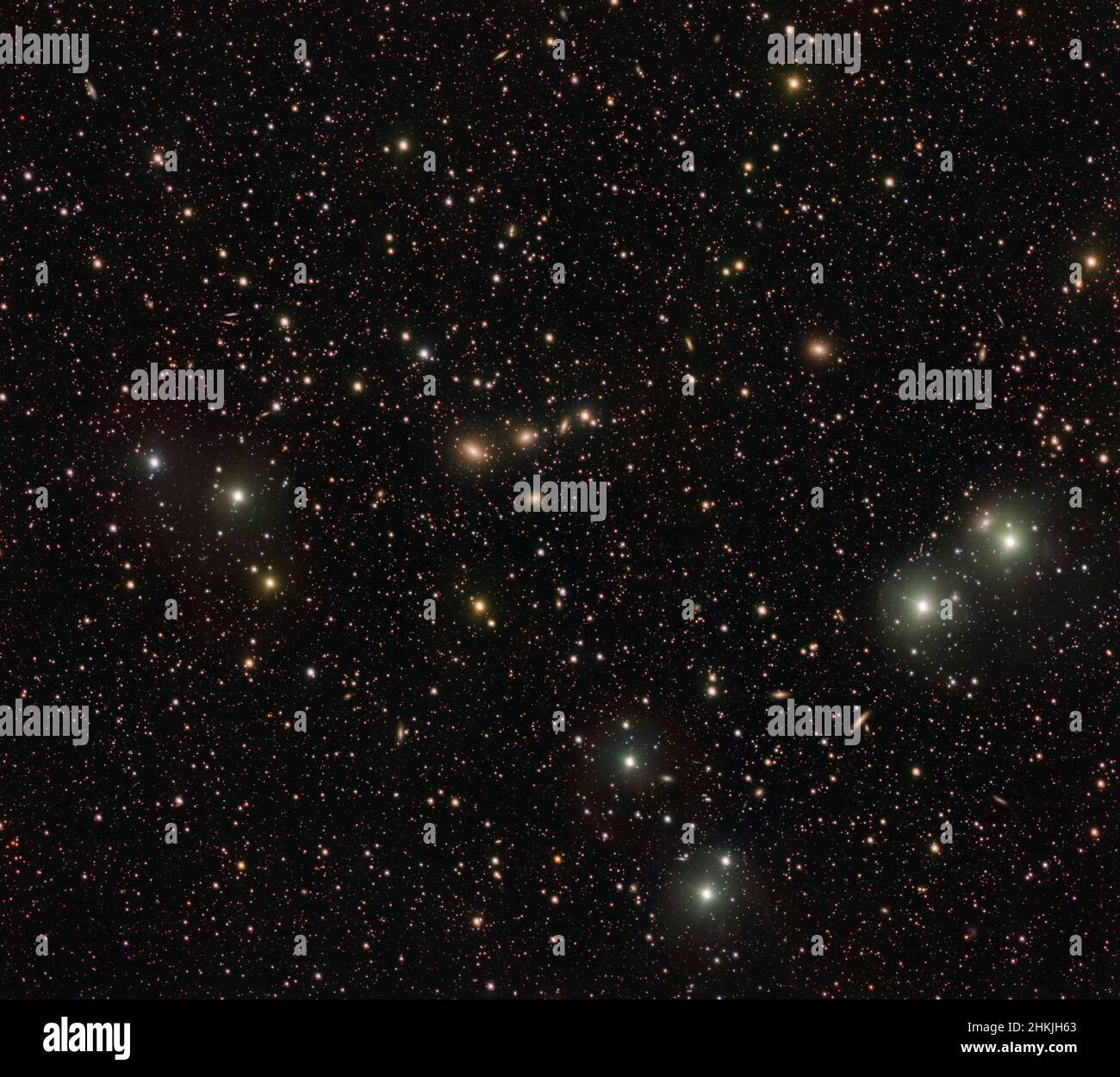 Hickson Compact Group 86, VST image Stock Photo - Alamy