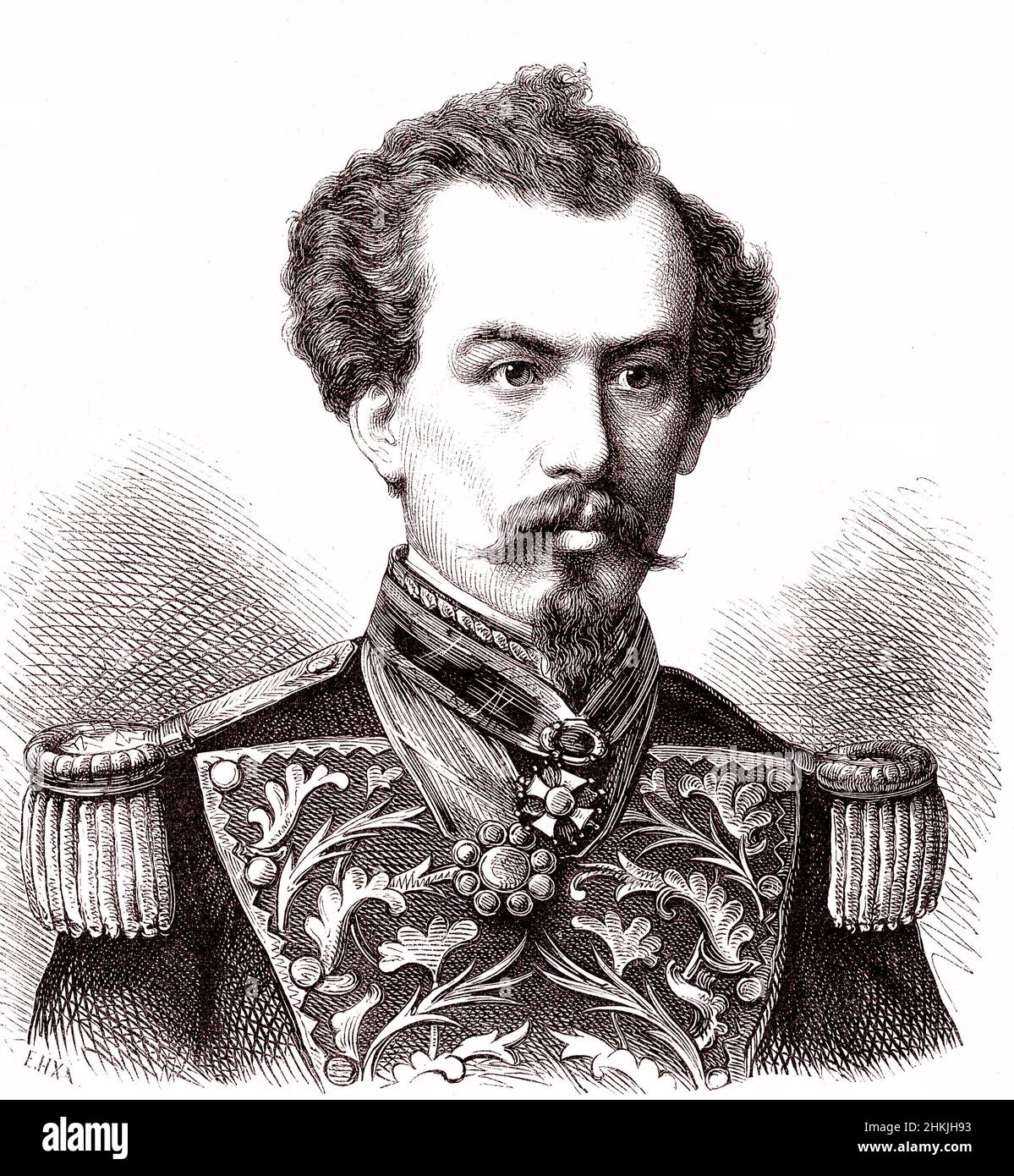 Miguel Miramon, Mexican statesman Stock Photo - Alamy