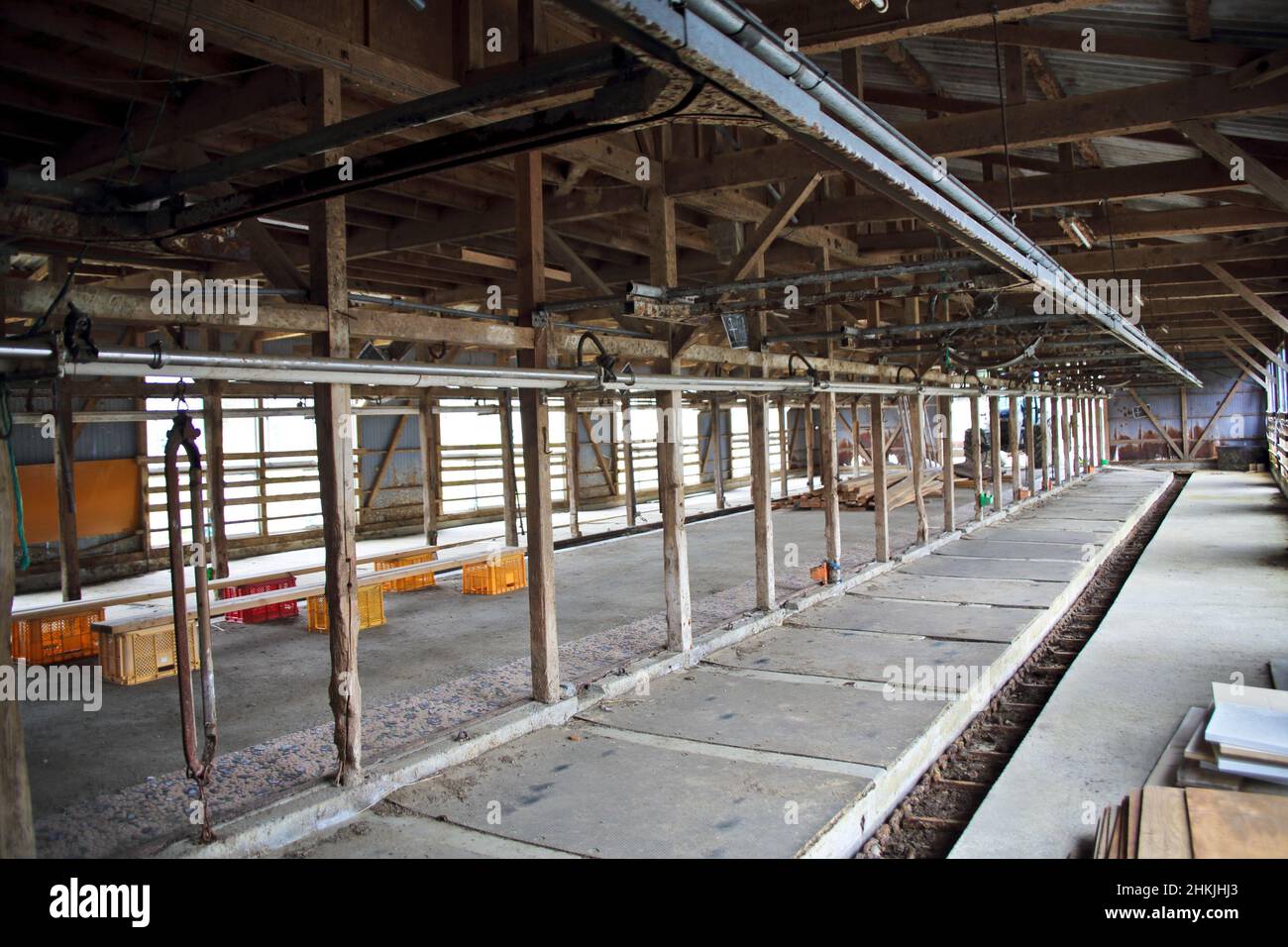 Abandoned dairy farm, Fukushima, Japan Stock Photo - Alamy