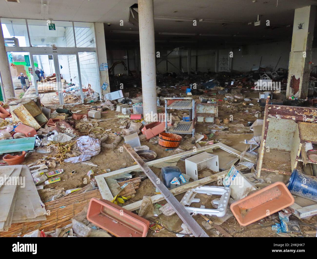 Destroyed hardware store, Fukushima, Japan Stock Photo - Alamy