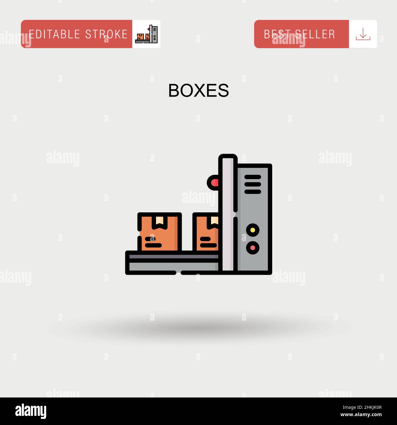 3d cargo container boxes Stock Vector Images - Alamy