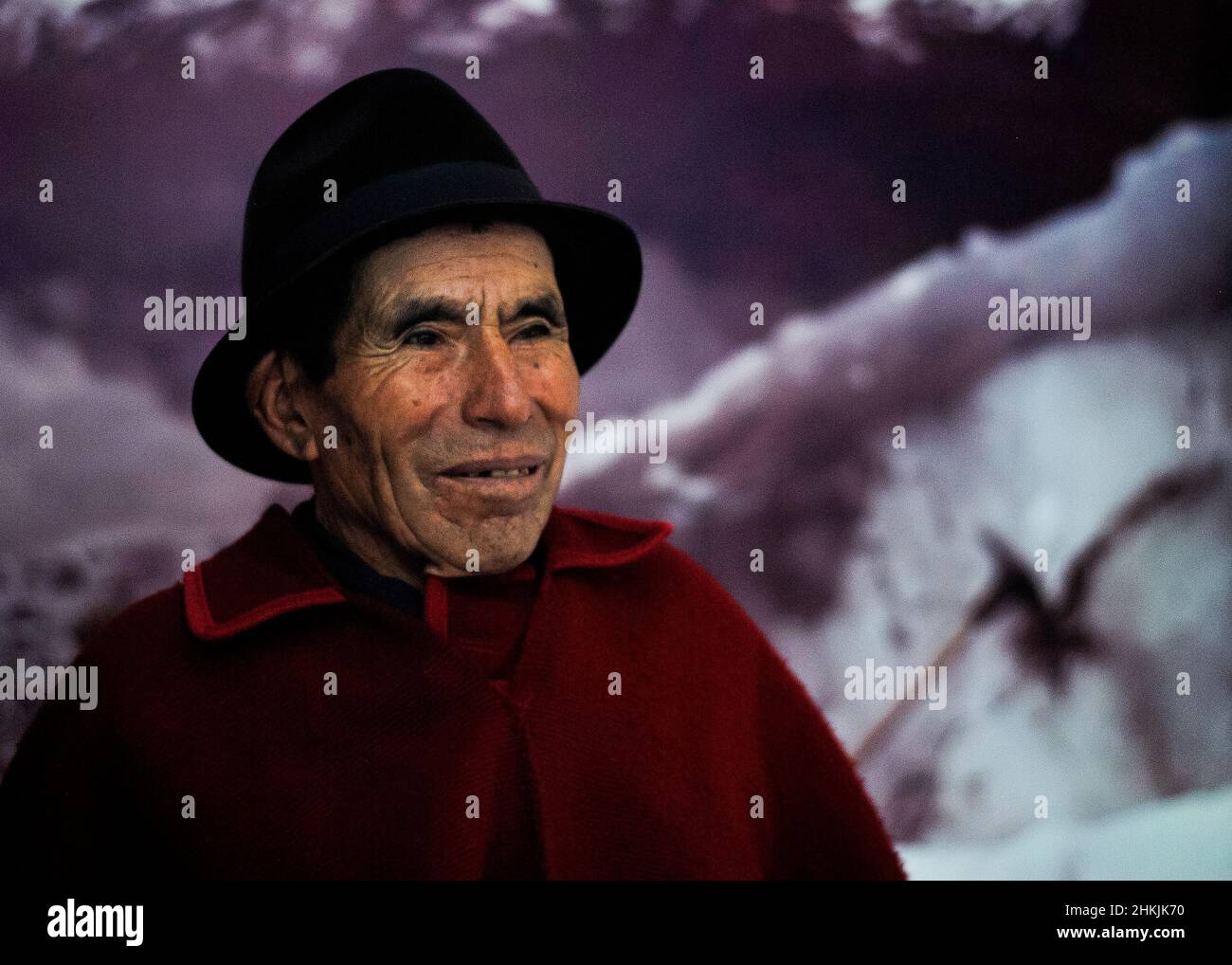 Ice merchant of Chimborazo volcano, Ecuador Stock Photo - Alamy