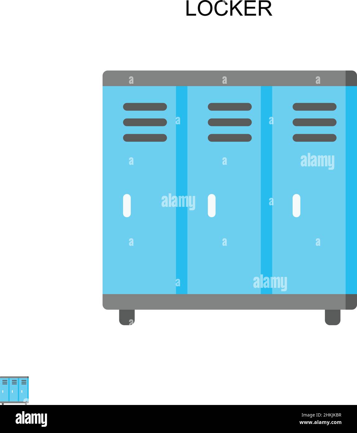 Empty locker with open door hi-res stock photography and images - Alamy