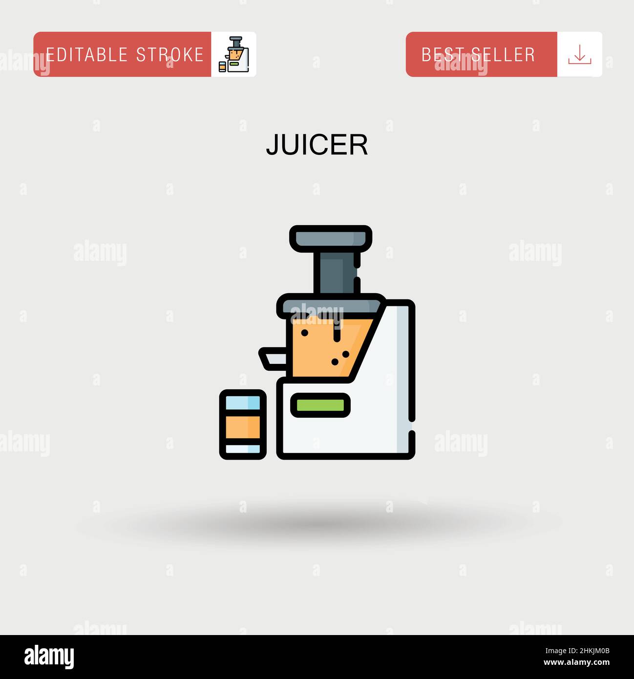 Orange juice machine Stock Vector Images - Alamy
