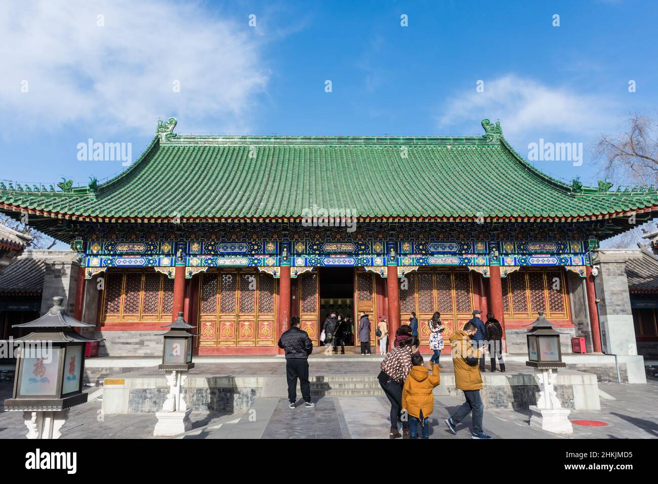 Landmark in the historic center of Beijing, capital city of China Stock ...
