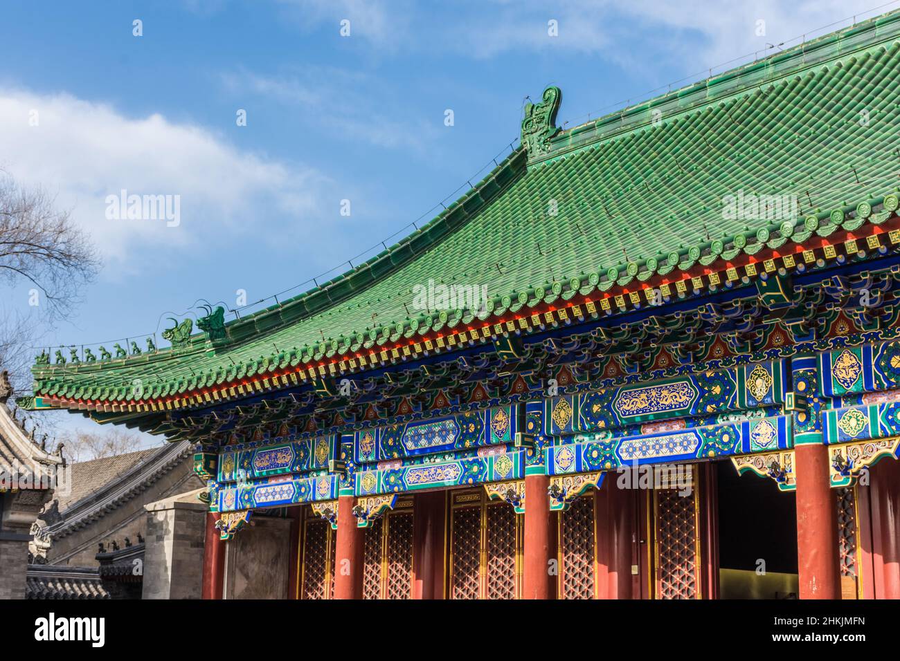 Landmark in the historic center of Beijing, capital city of China Stock ...