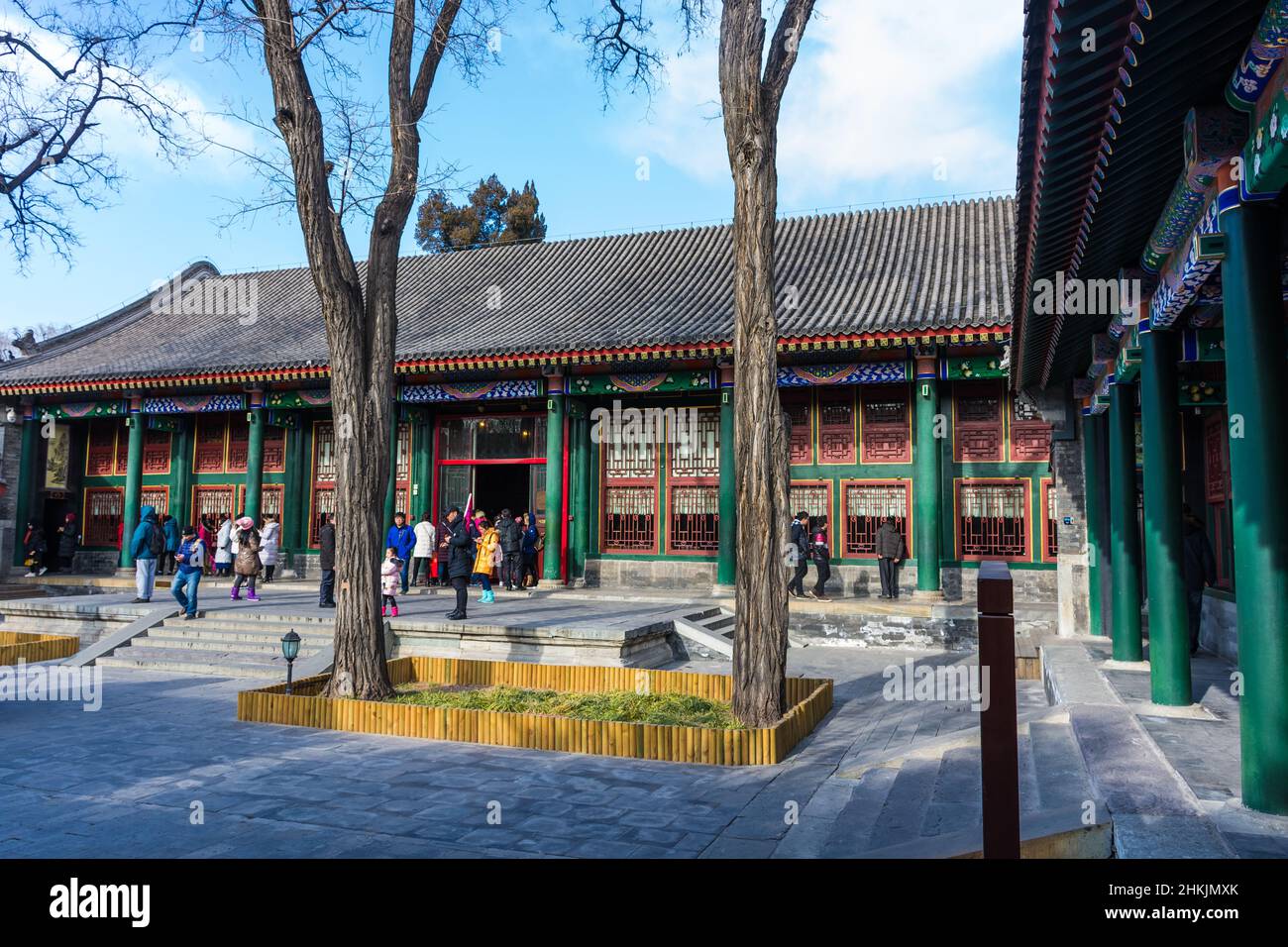 Landmark in the historic center of Beijing, capital city of China Stock ...