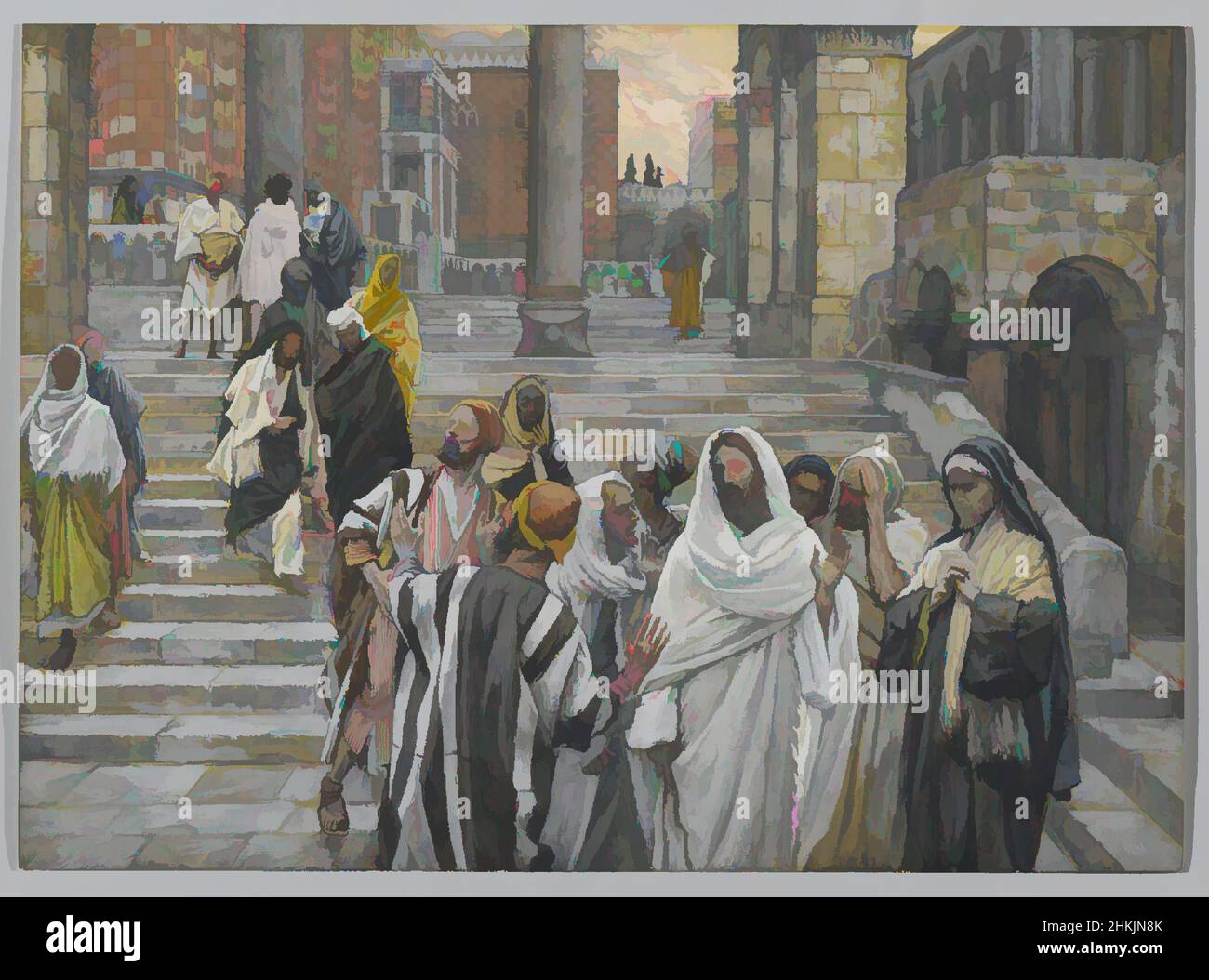 Art inspired by The Disciples Admire the Buildings of the Temple, Les ...