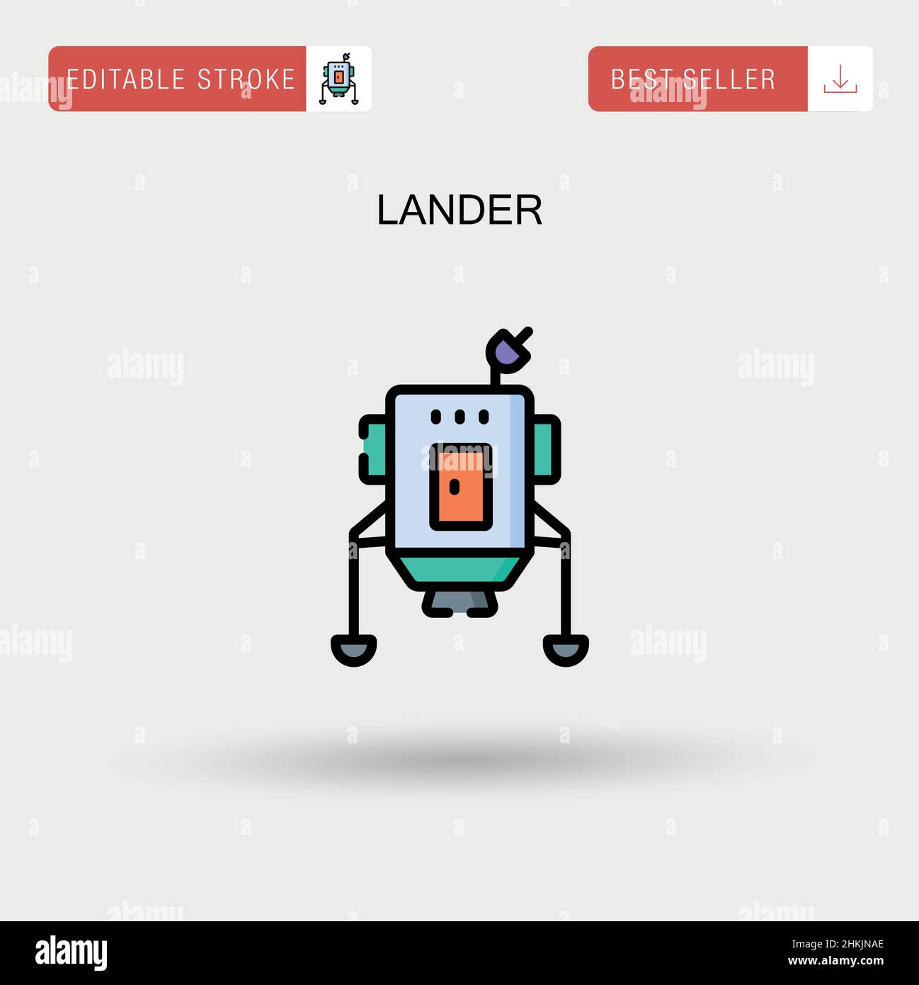 Lunar lander Stock Vector Images - Alamy