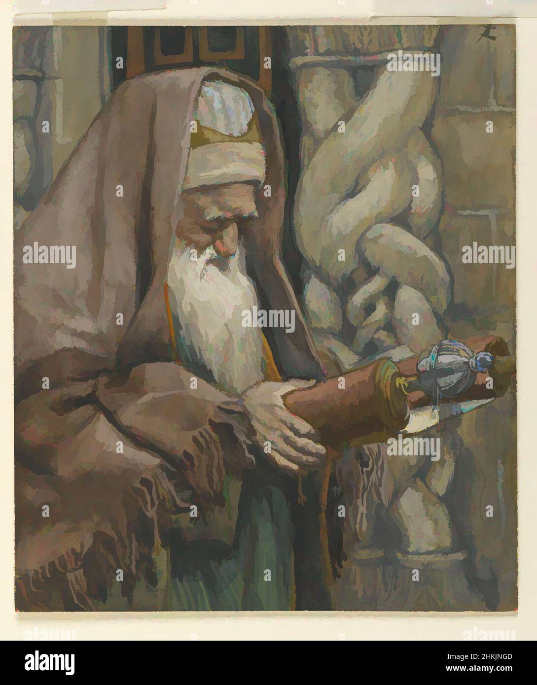 Art inspired by The Aged Simeon, Le vieux Siméon, The Life of Our Lord ...