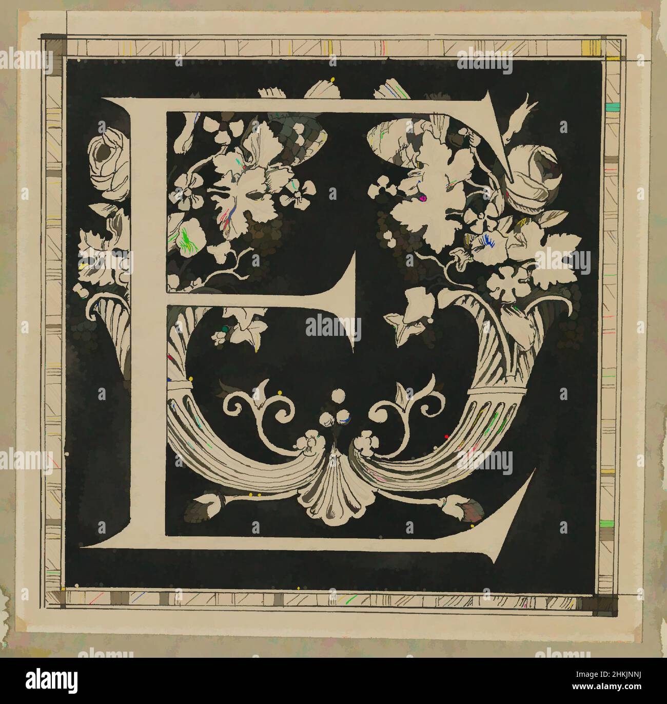 Letter e drawing hi-res stock photography and images - Alamy