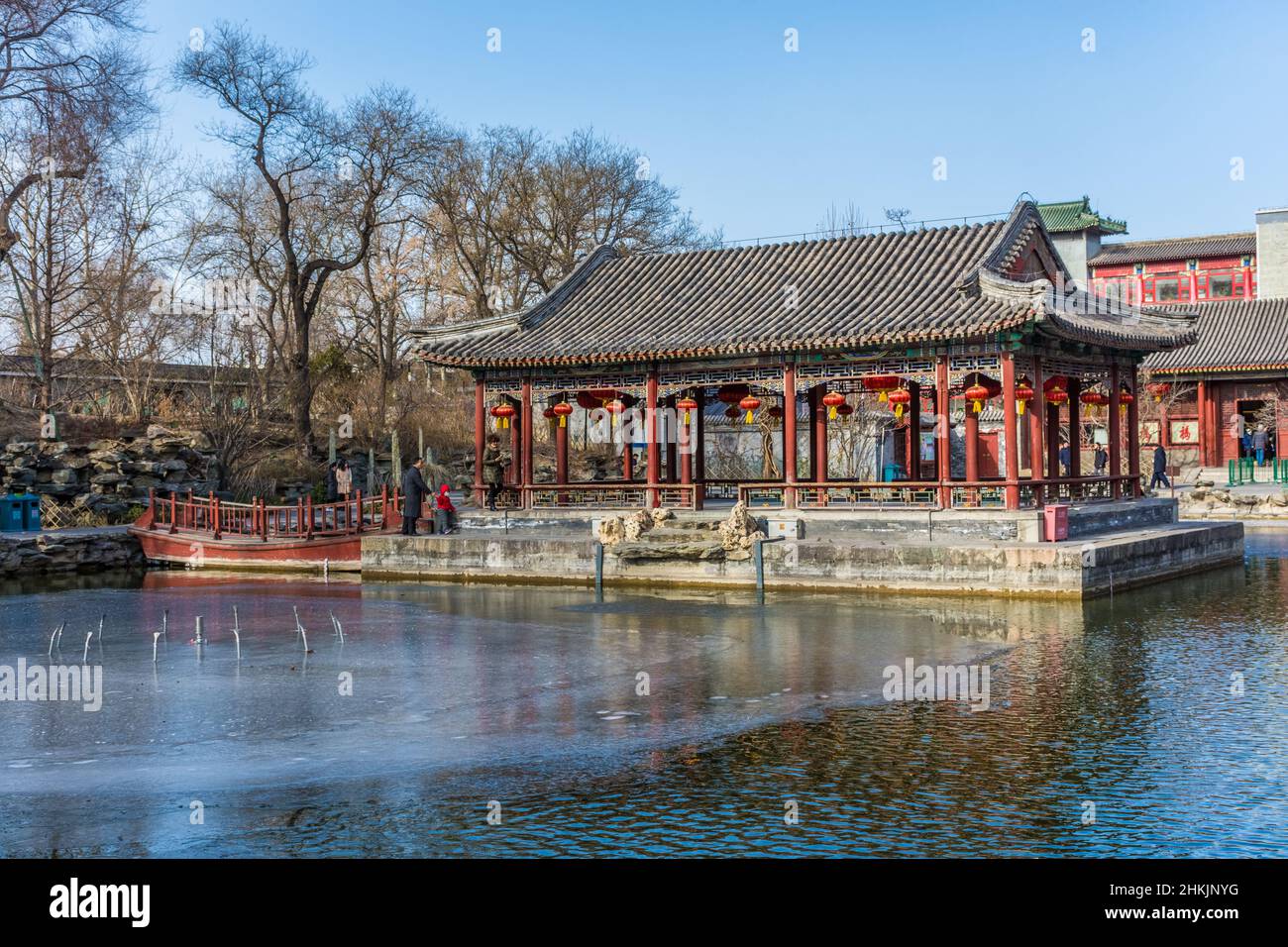 Landmark in the historic center of Beijing, capital city of China Stock ...