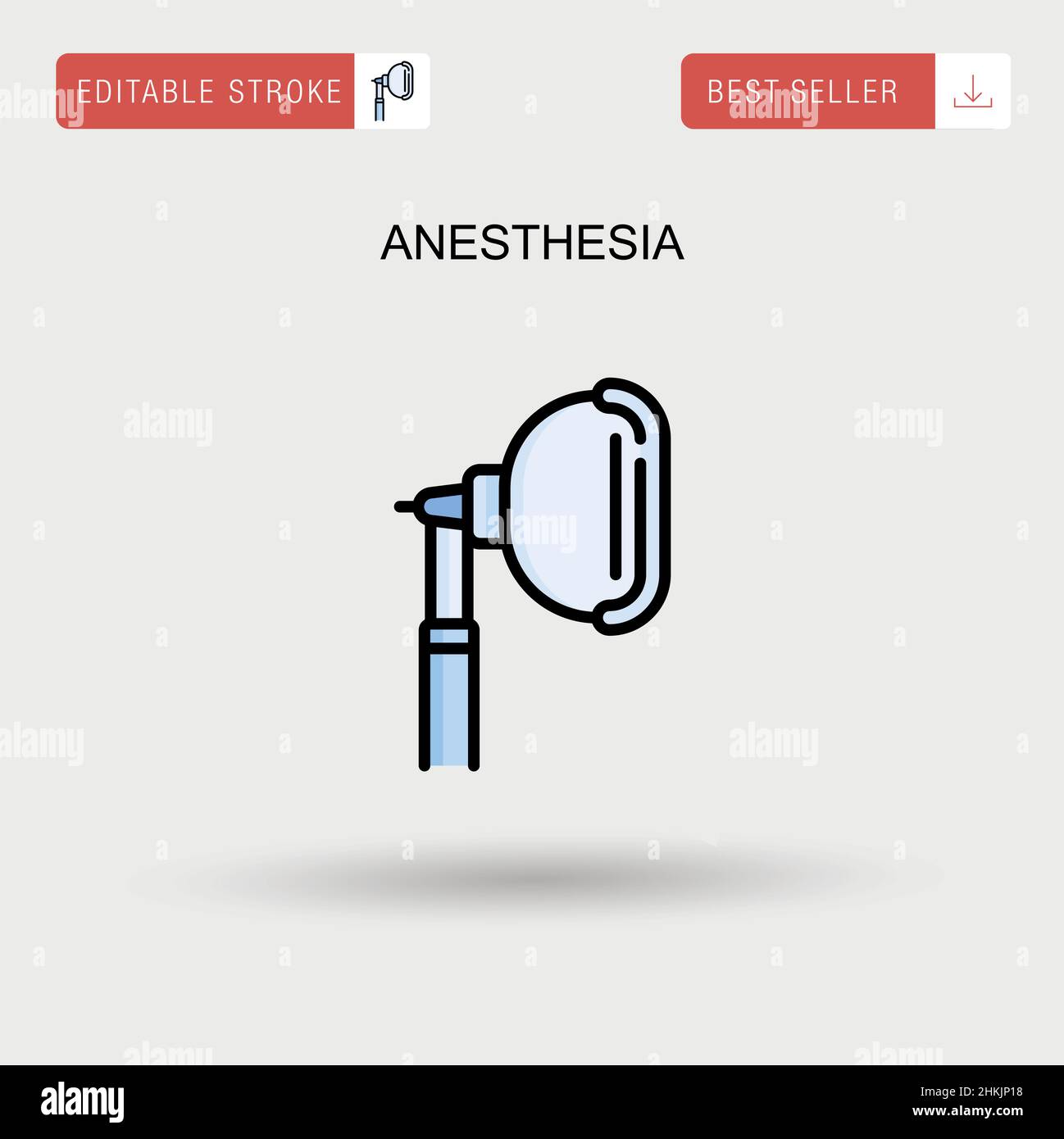 Hospital anesthesia icon simple Stock Vector Images - Alamy