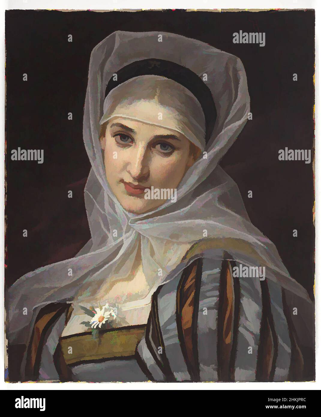 Art inspired by Marguerite, Hugues Merle, French, 1823-1881, Oil on ...