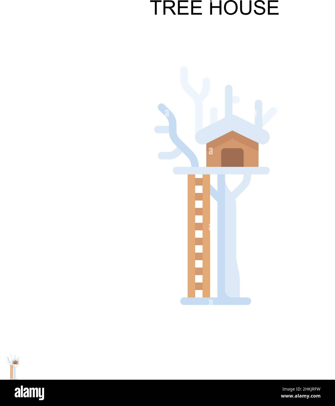 Tree house icon hi-res stock photography and images - Alamy