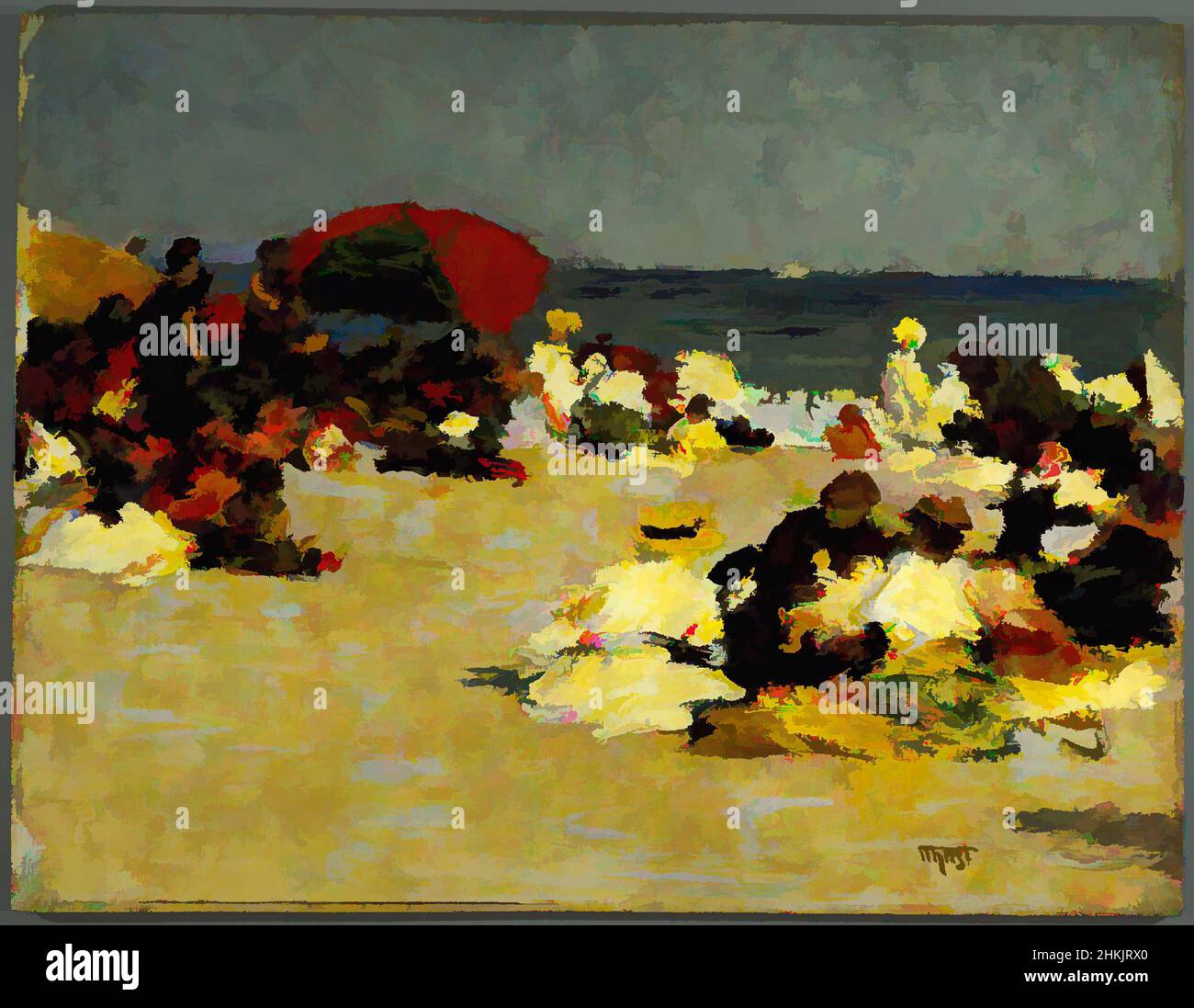 Impressionist Painting Beach High Resolution Stock Photography and ...