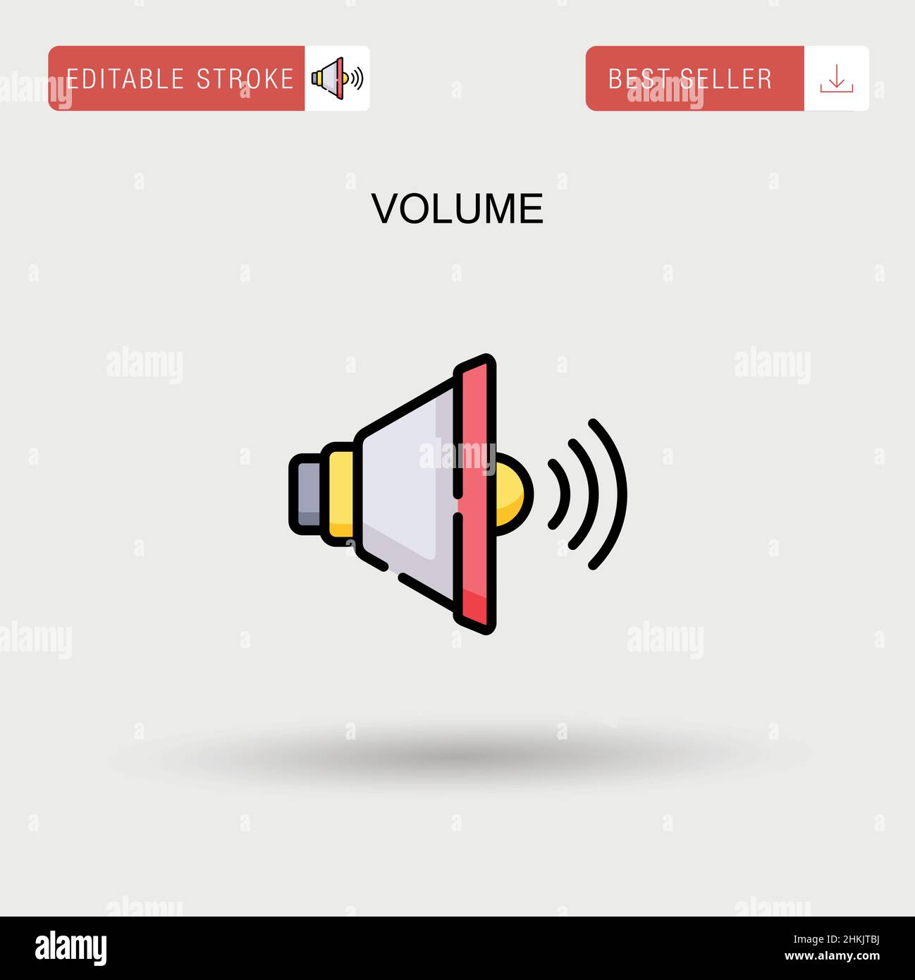 Volume Simple vector icon Stock Vector Image & Art - Alamy