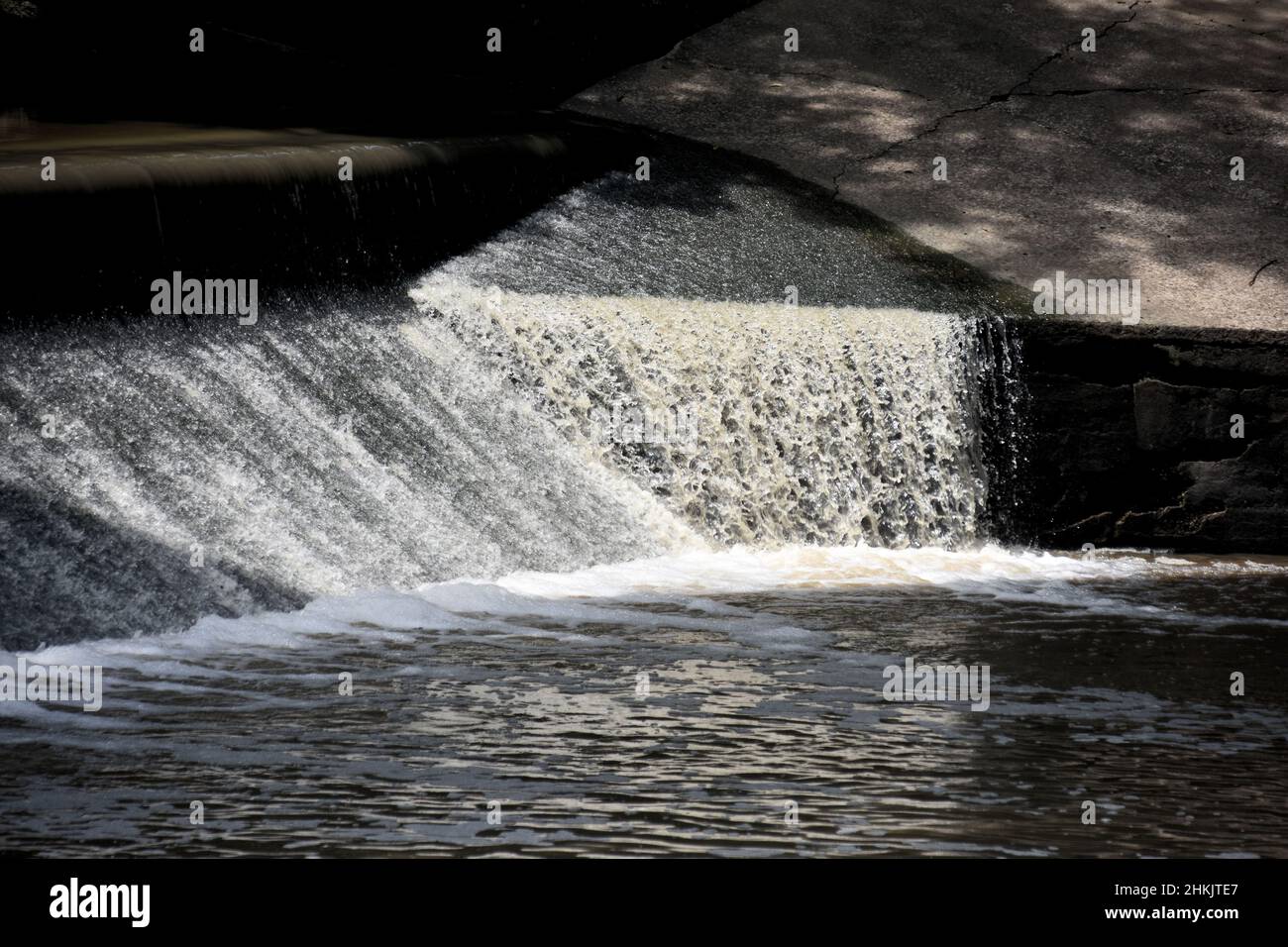 Waterfall on Caney River Stock Photo - Alamy