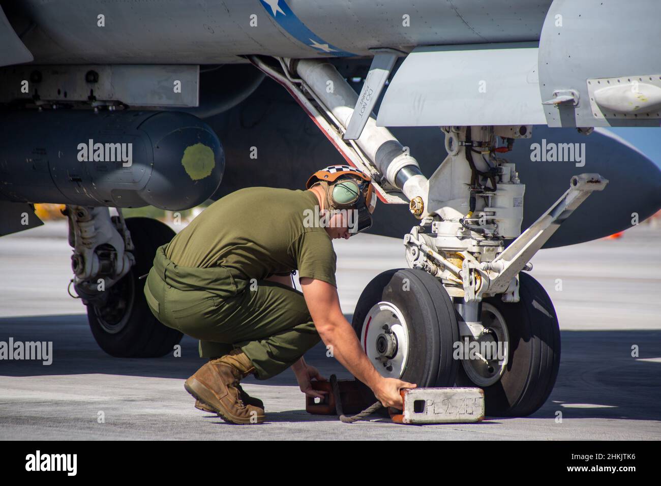 U.S. Marine Corps Cpl. Cameron Sousa, a powerline mechanic with Marine ...