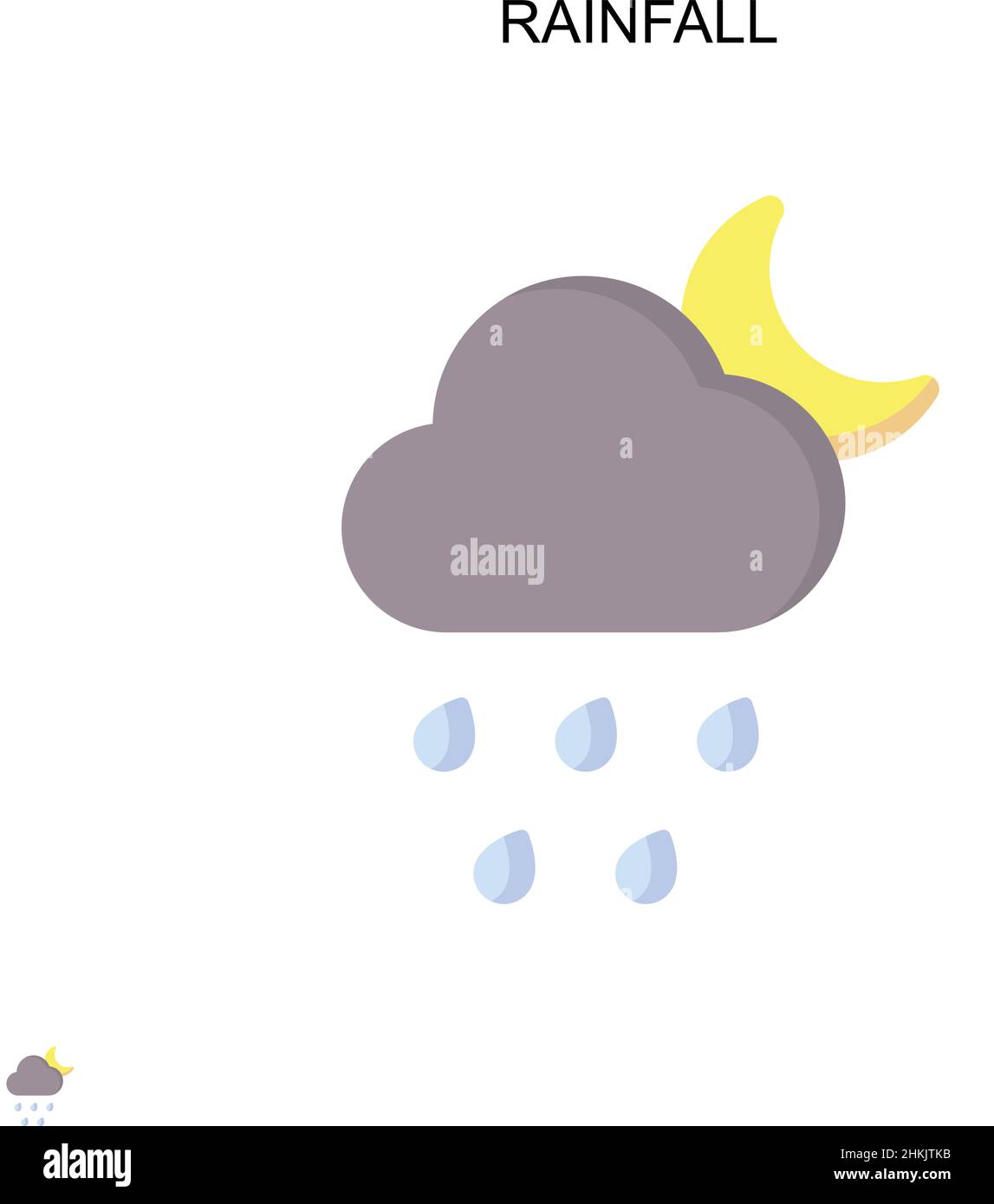 Summer rainfall Stock Vector Images - Alamy