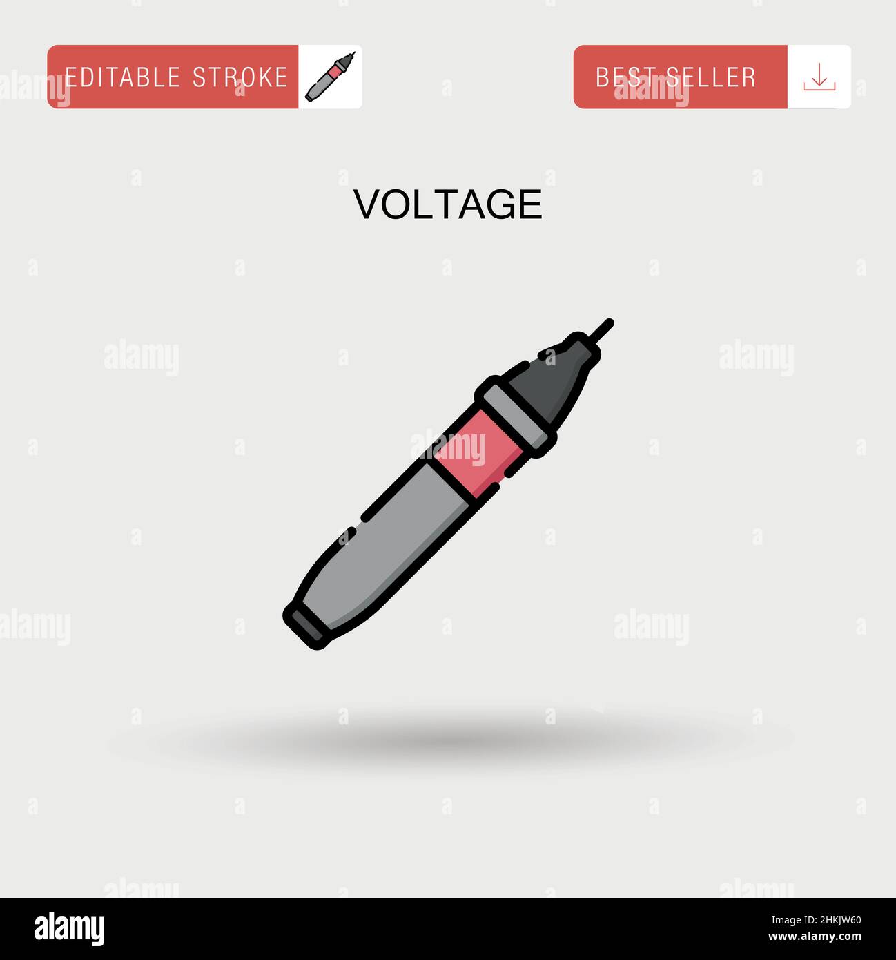 High voltage installation Stock Vector Images - Alamy