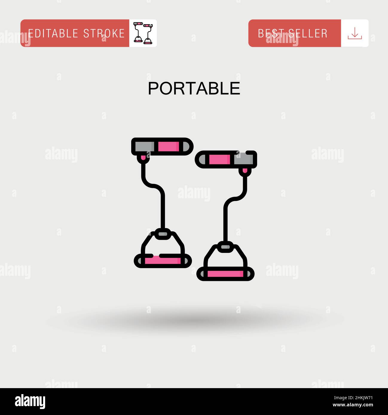 Portable Simple vector icon Stock Vector Image & Art - Alamy