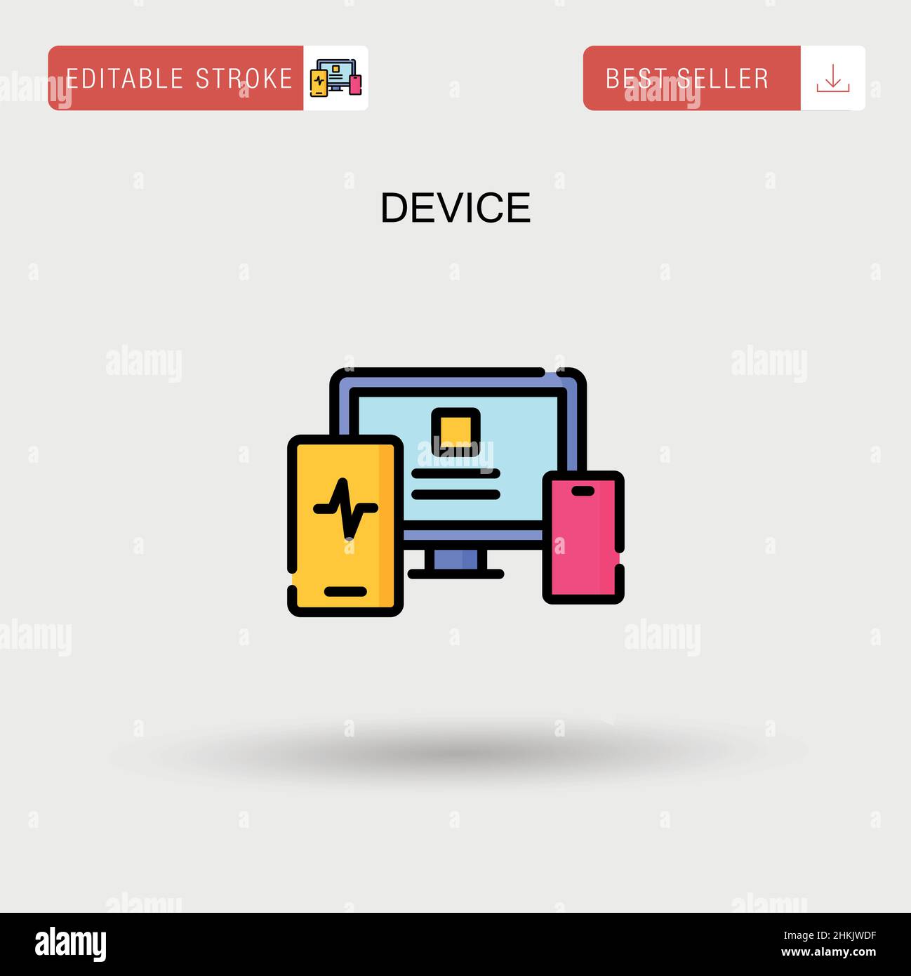 Multi device icon hi-res stock photography and images - Alamy