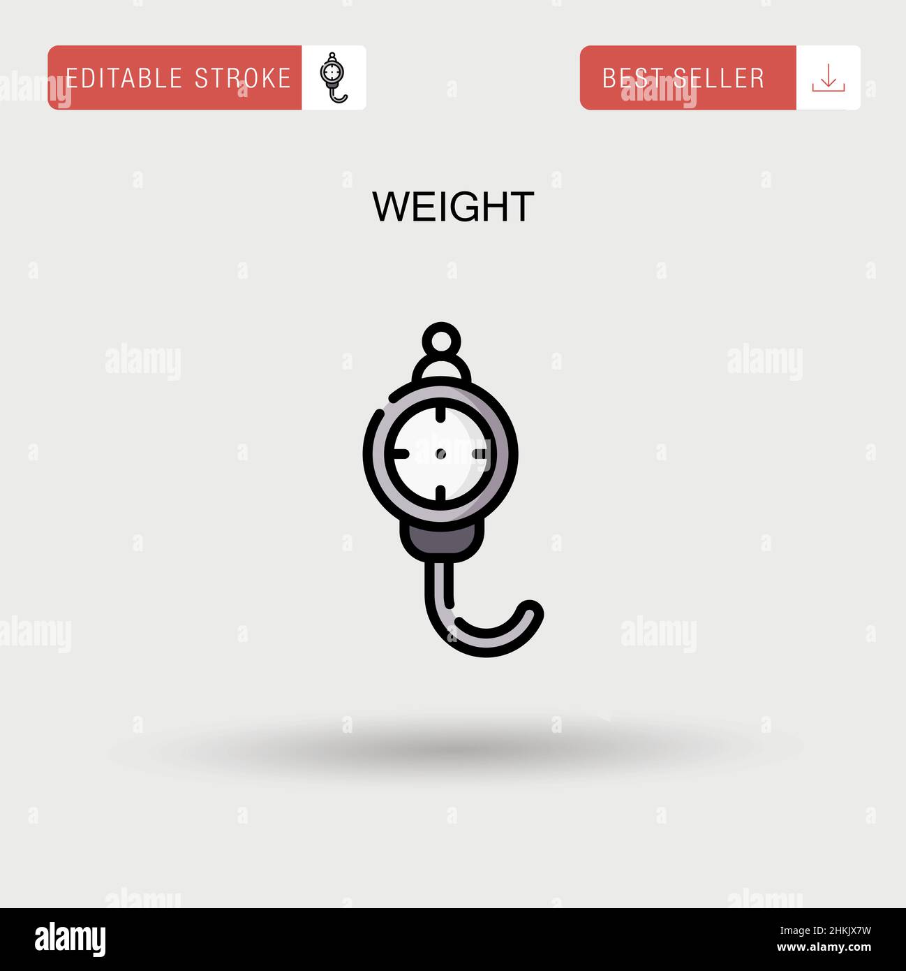 Kilograms icon hi-res stock photography and images - Alamy