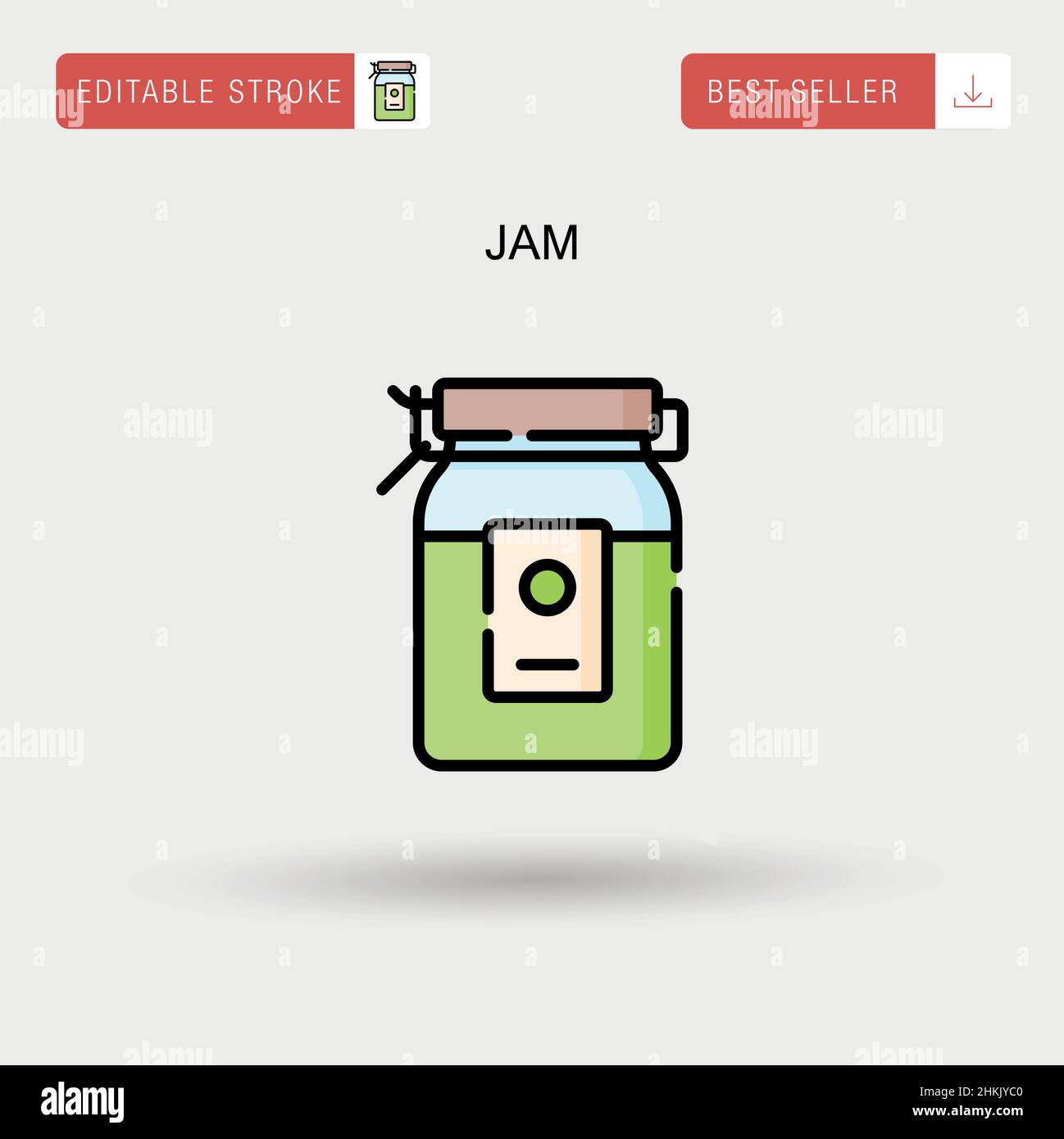 Jam Simple vector icon Stock Vector Image & Art - Alamy