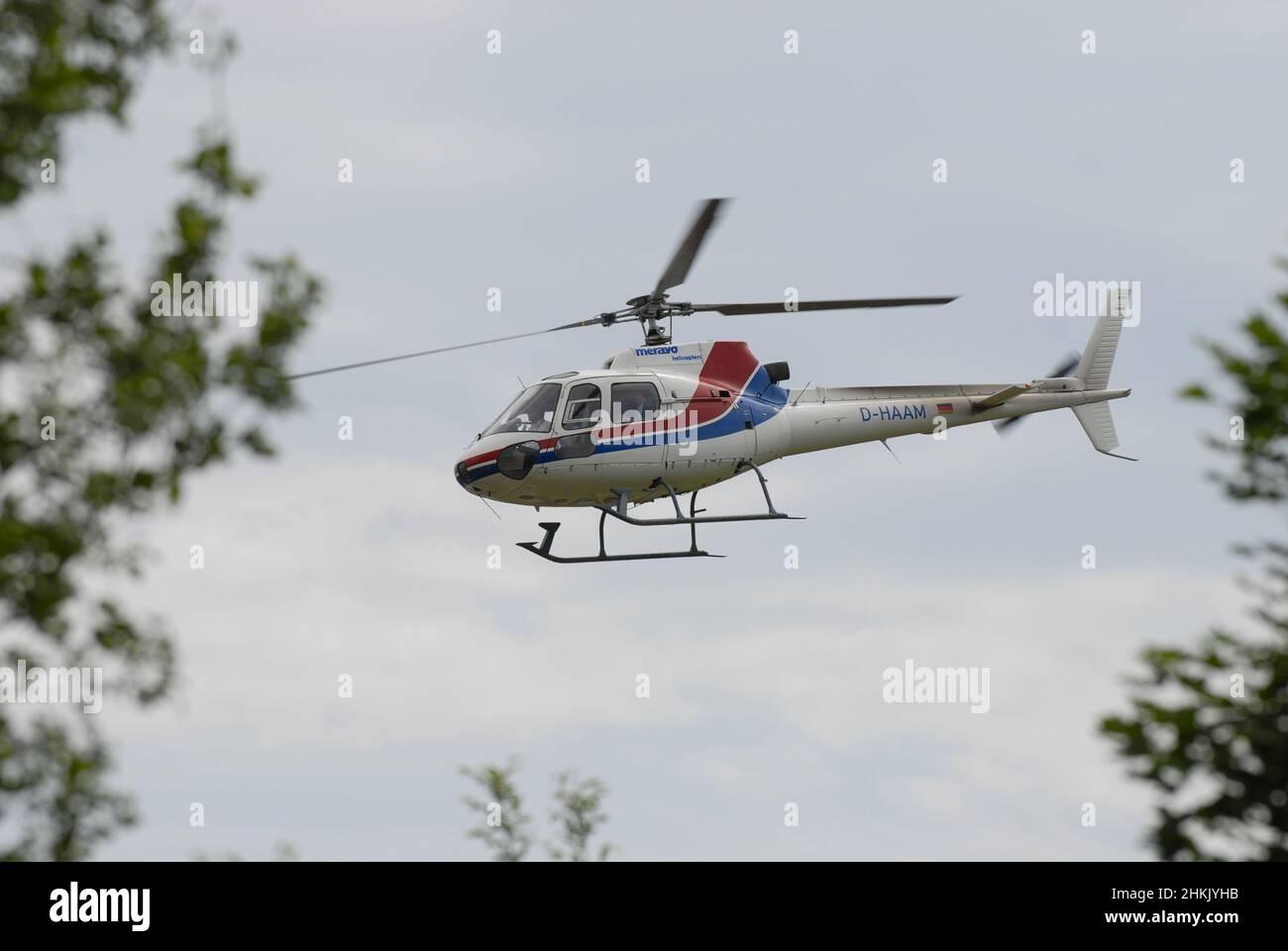 flying helicopter, side view, Germany Stock Photo - Alamy