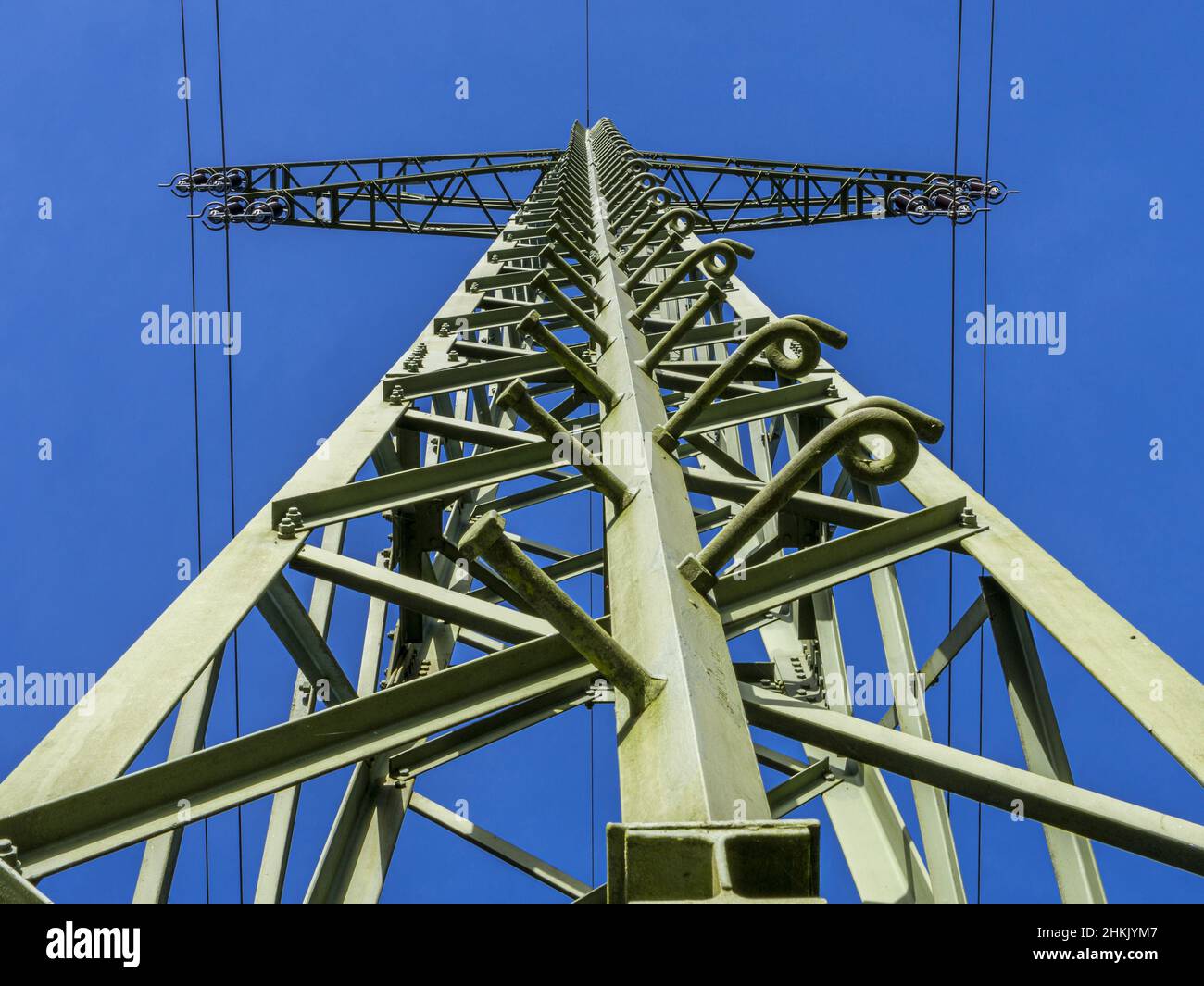 power pole, Germany, Bavaria Stock Photo - Alamy