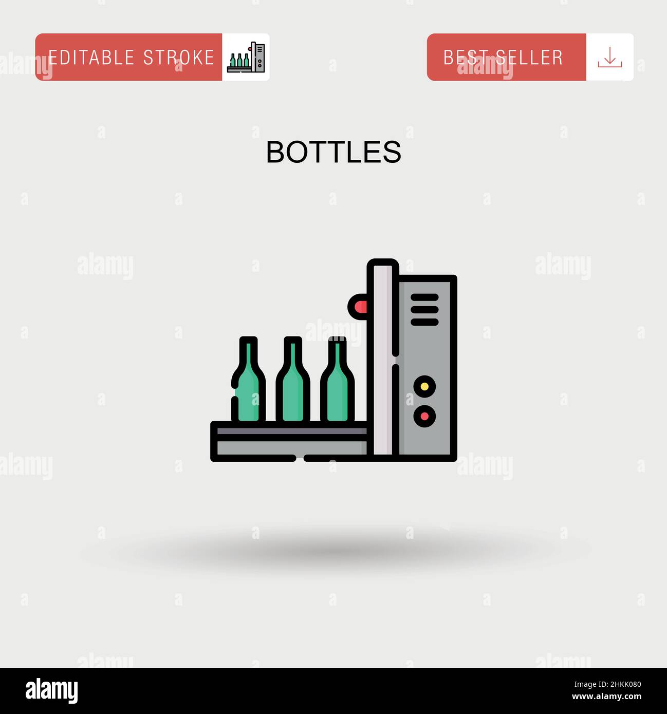 Plastic bottles isolated empty Stock Vector Images - Alamy