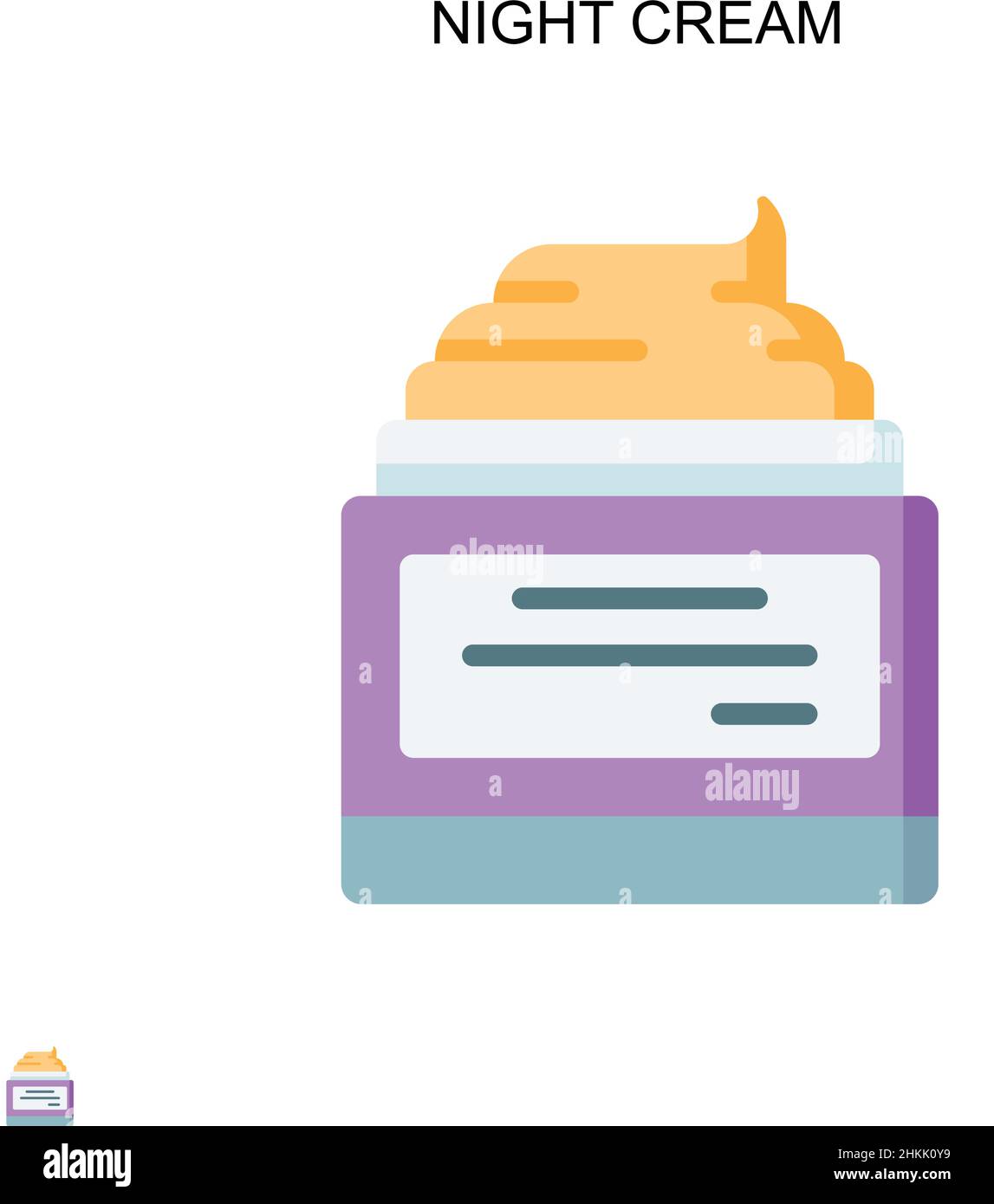 Apply cream with bottle Stock Vector Images - Alamy