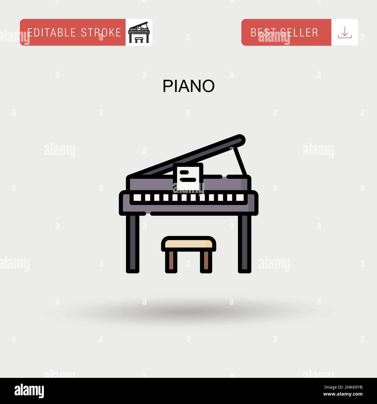 Piano art keyboard Stock Vector Images - Alamy
