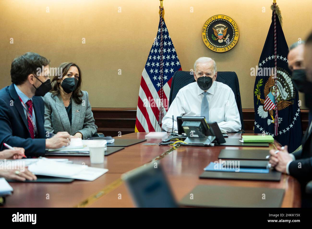 President Biden, Vice President Harris and members of the President’s ...