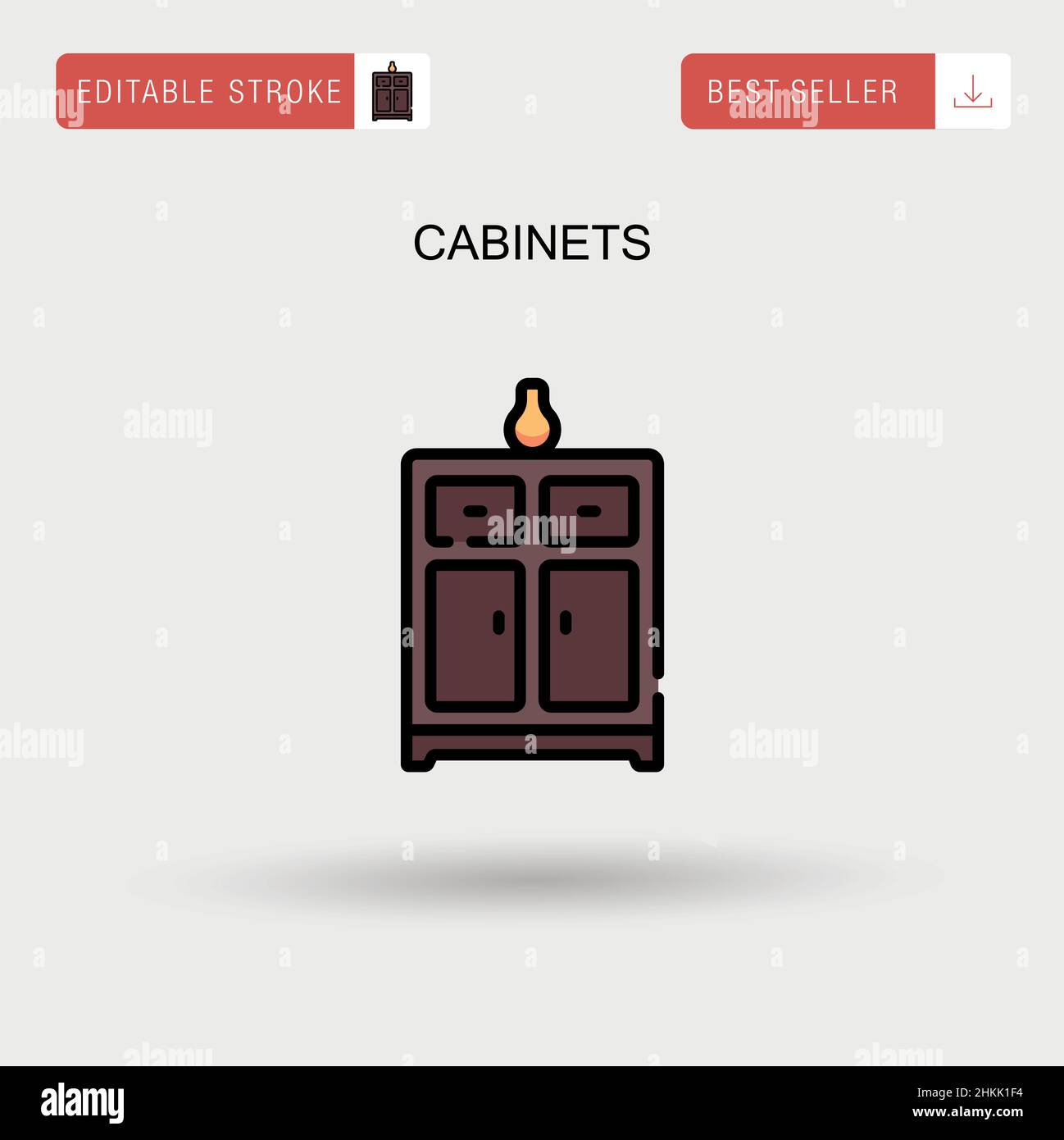 House cabinets Stock Vector Images - Alamy