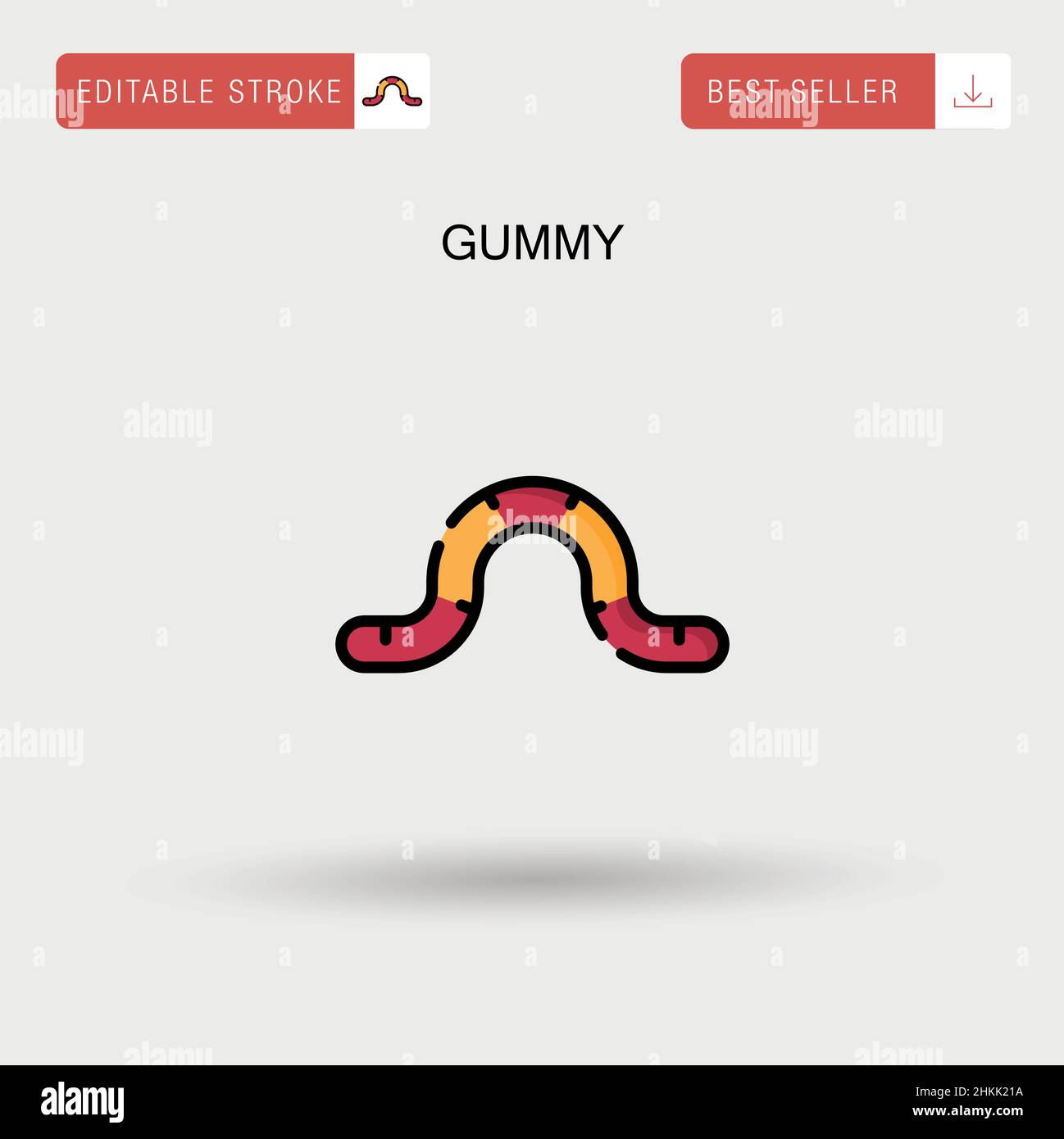 Gummy bear background Stock Vector Images - Alamy