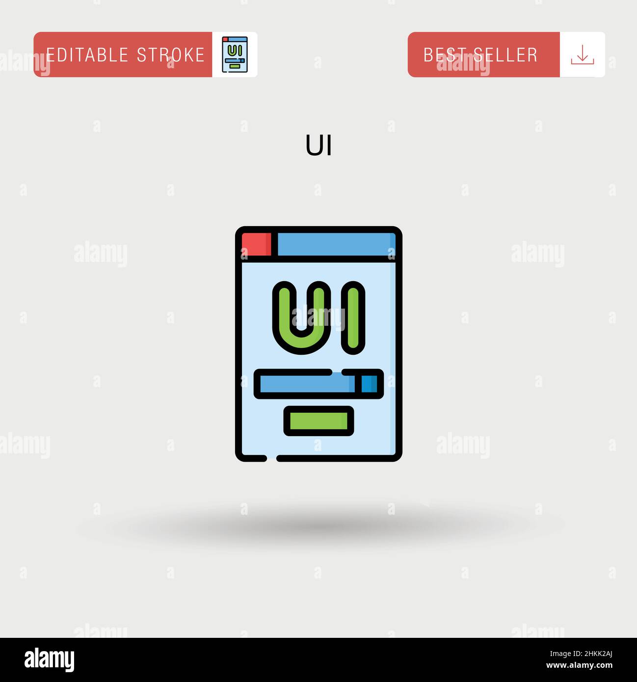 Ui Simple vector icon Stock Vector Image & Art - Alamy