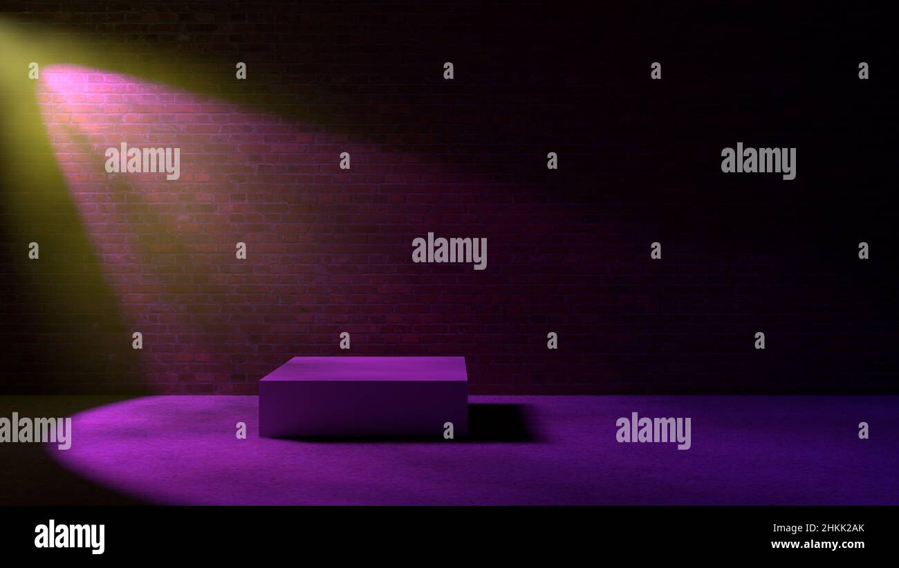 3d background from spotlight light beam Stock Photo - Alamy