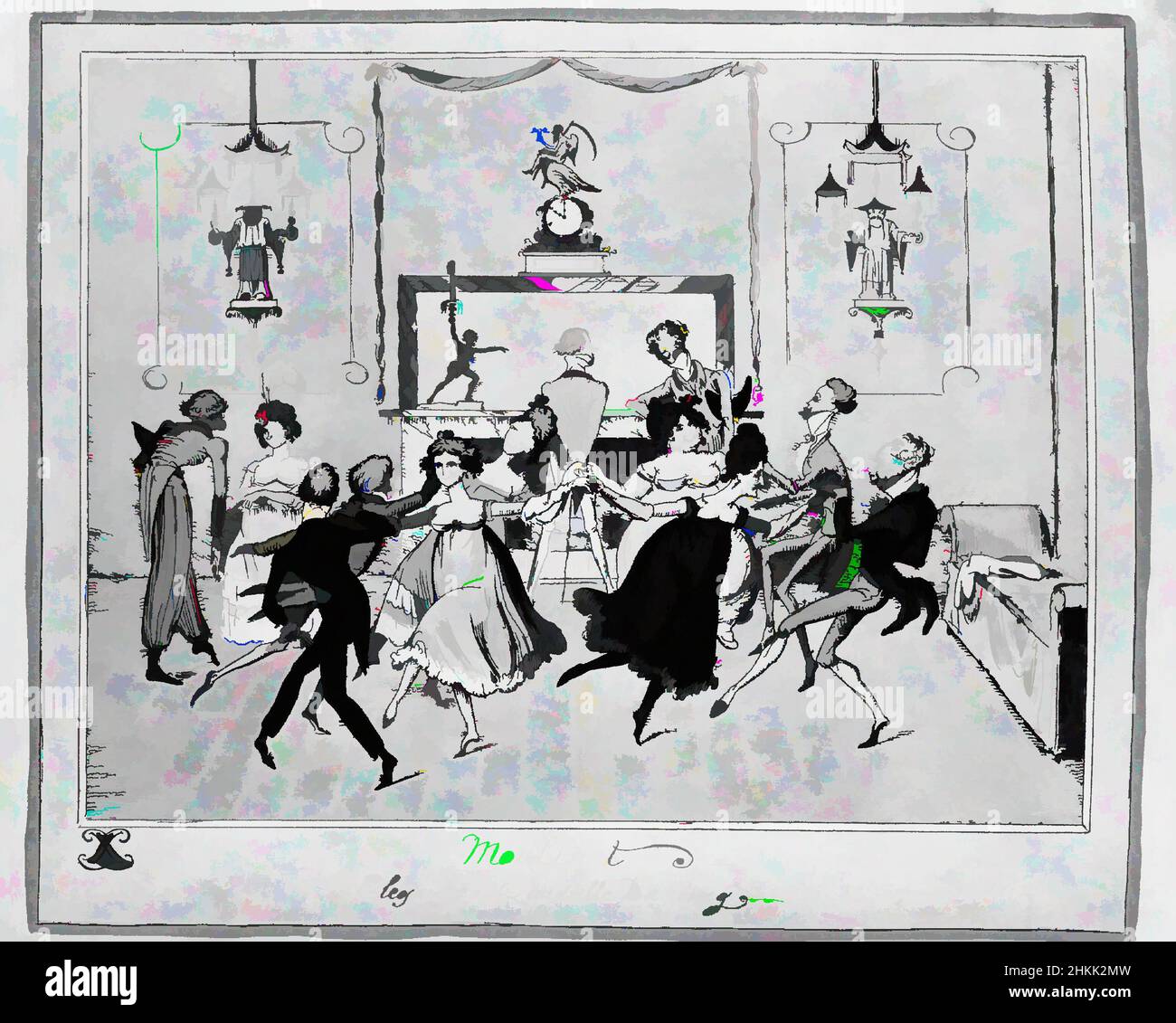 Art inspired by Moulinet. Elegancies of Quadrille Dancing, George ...
