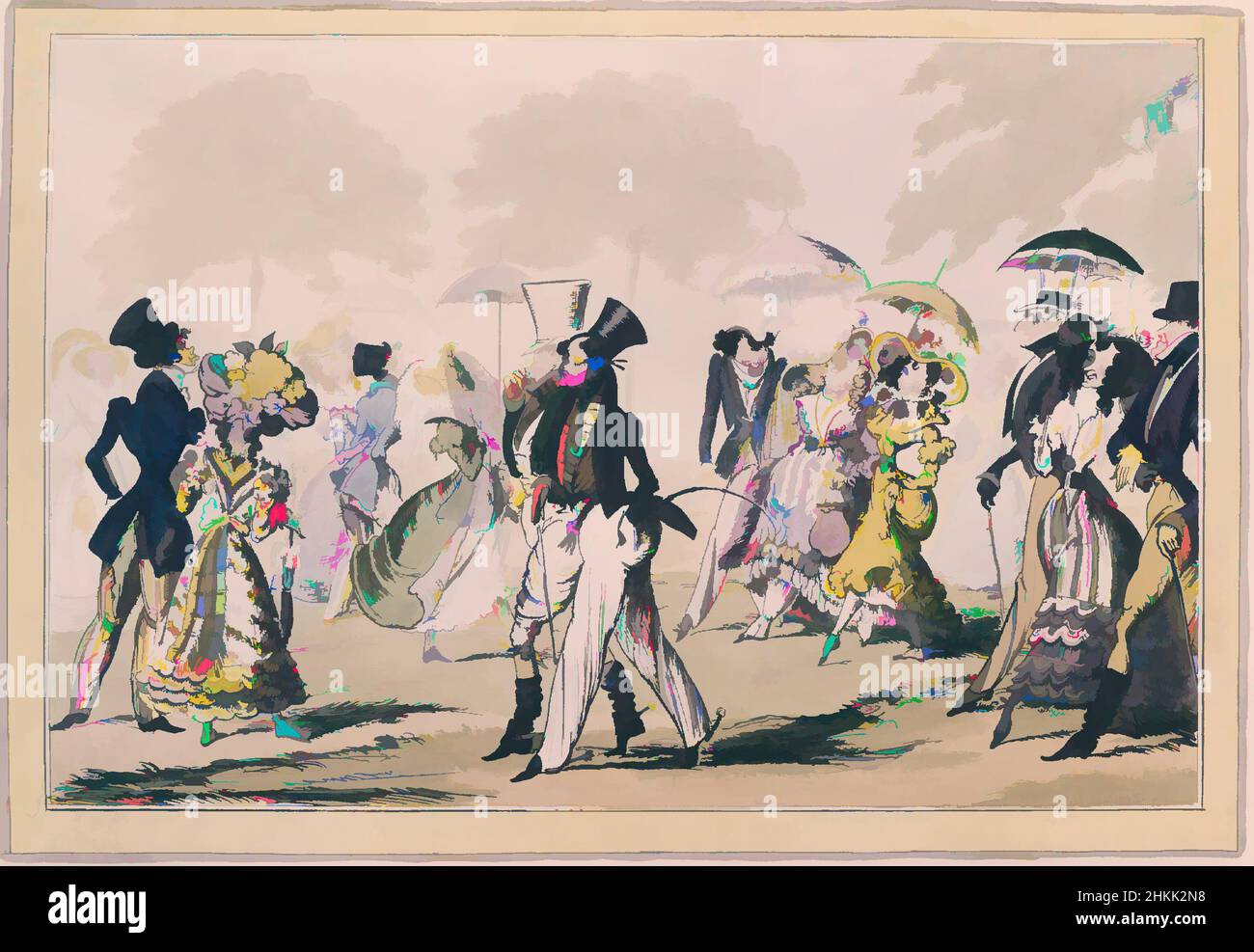 Art inspired by Monstrosities of 1824, George Cruikshank, British, 1792 ...