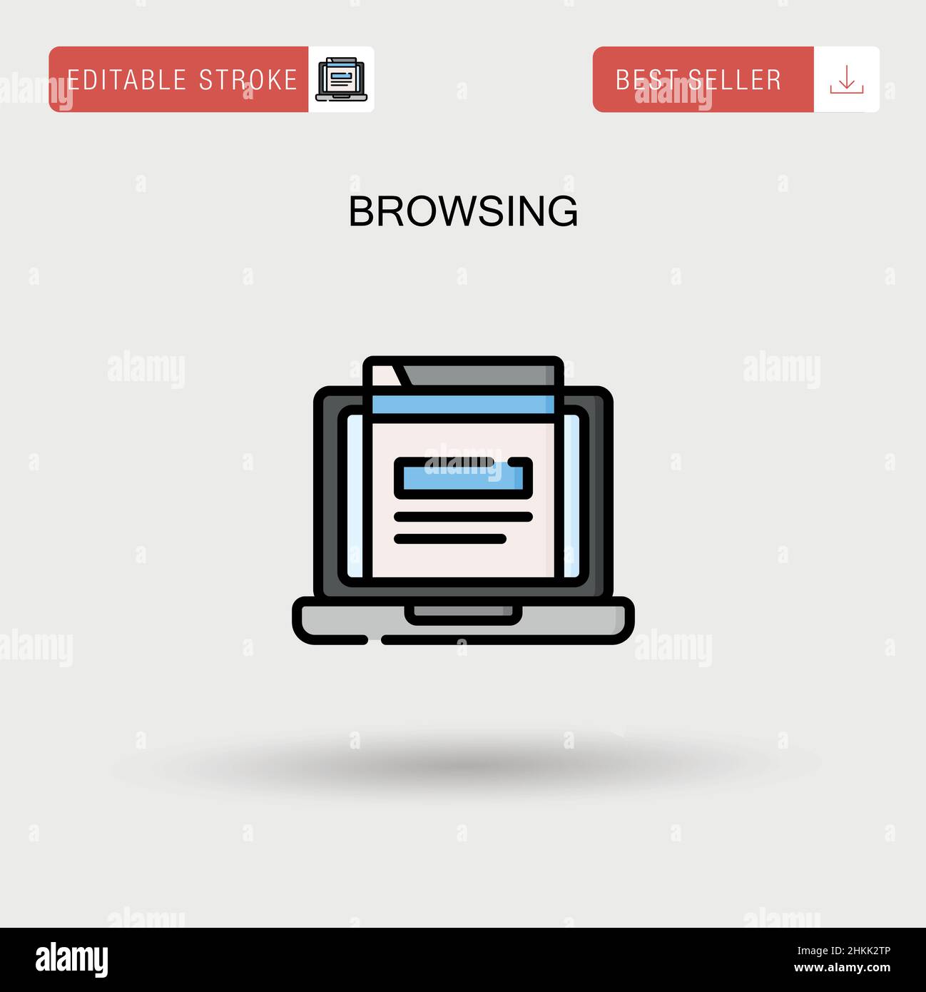 Browsing Simple vector icon Stock Vector Image & Art - Alamy