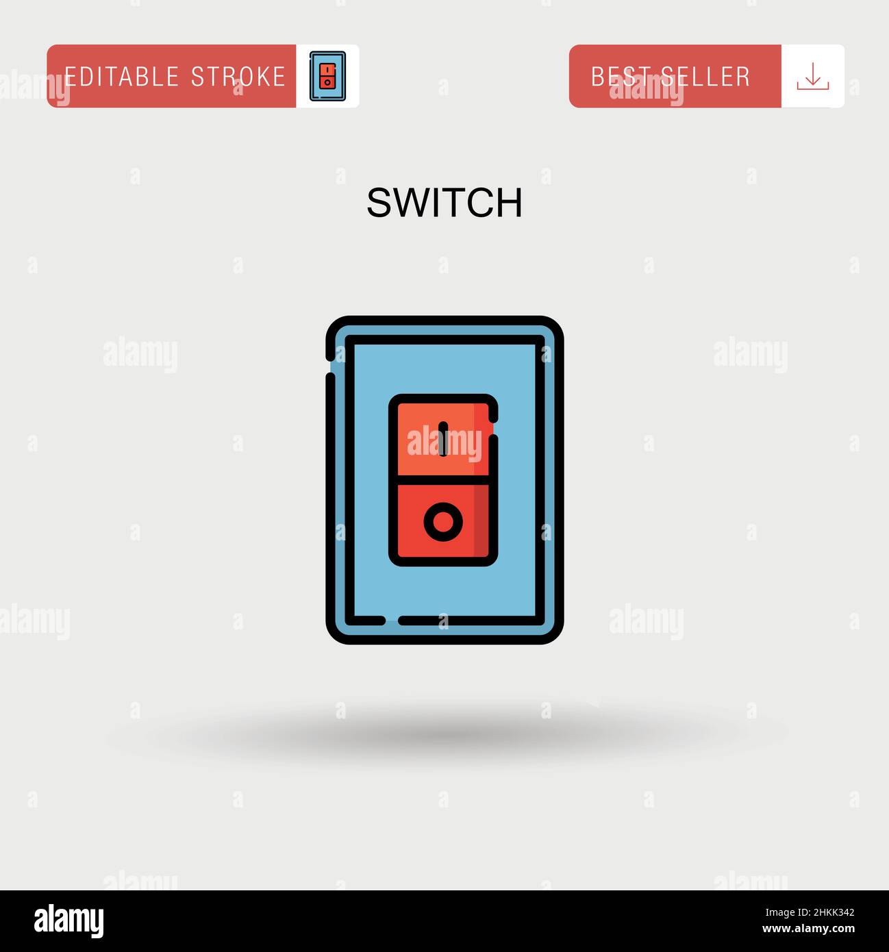 Switch Simple vector icon Stock Vector Image & Art - Alamy