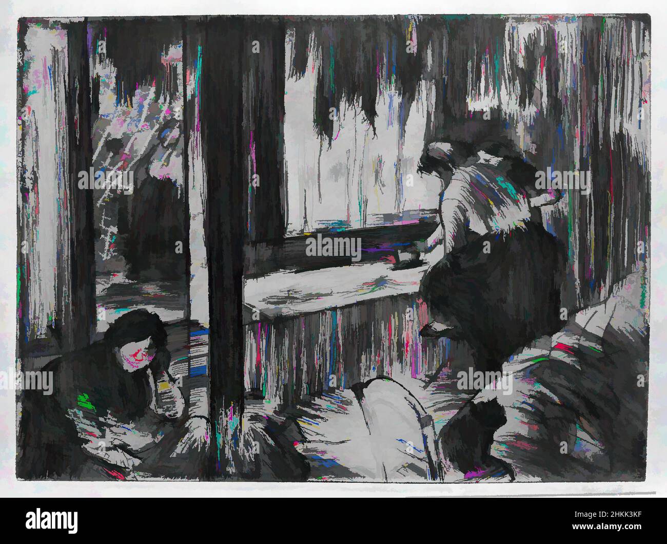 Art inspired by The Laundresses, The Ironing, Les Blanchisseuses [Le ...