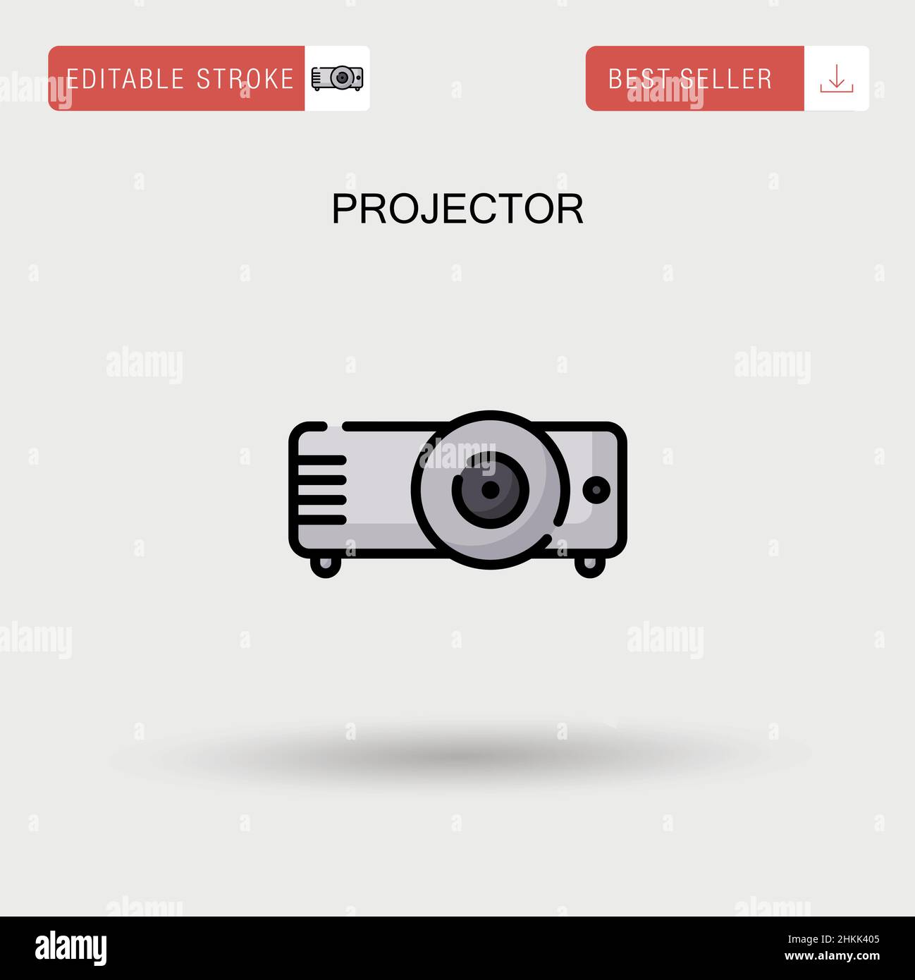 Projector screen classroom Stock Vector Images - Alamy