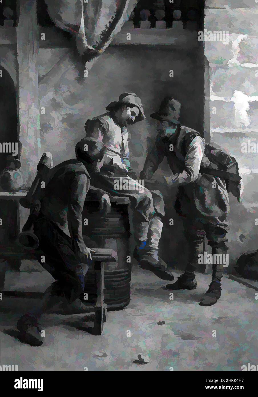 Art inspired by Tavern Scene, Jean Charles Meissonier, French, 1848 ...