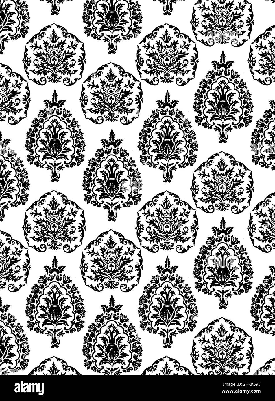 vector ornamenent black white design Stock Photo - Alamy